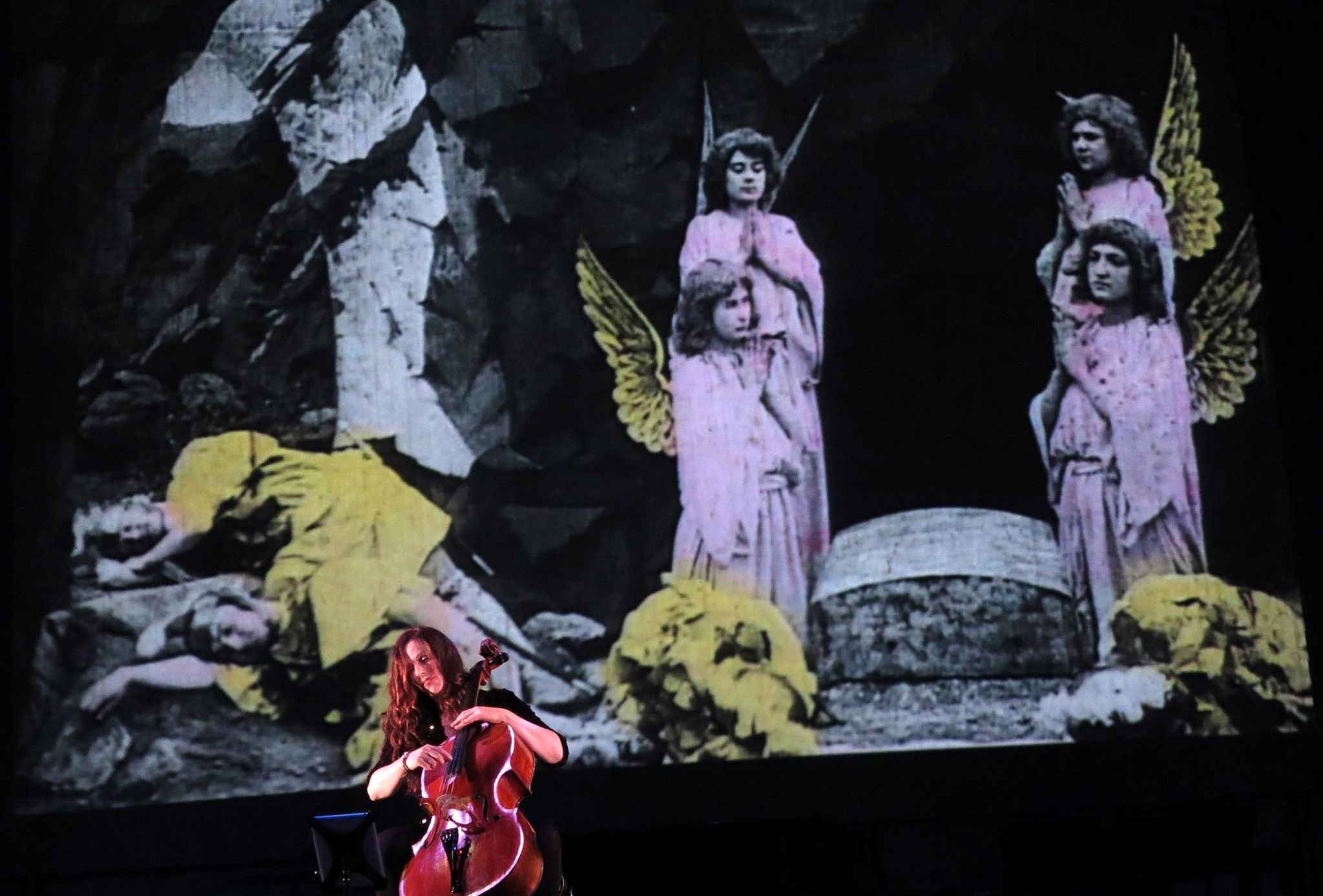 Cellist Maya Beiser Performs Live with All Vows, Just Ancient Loops ...