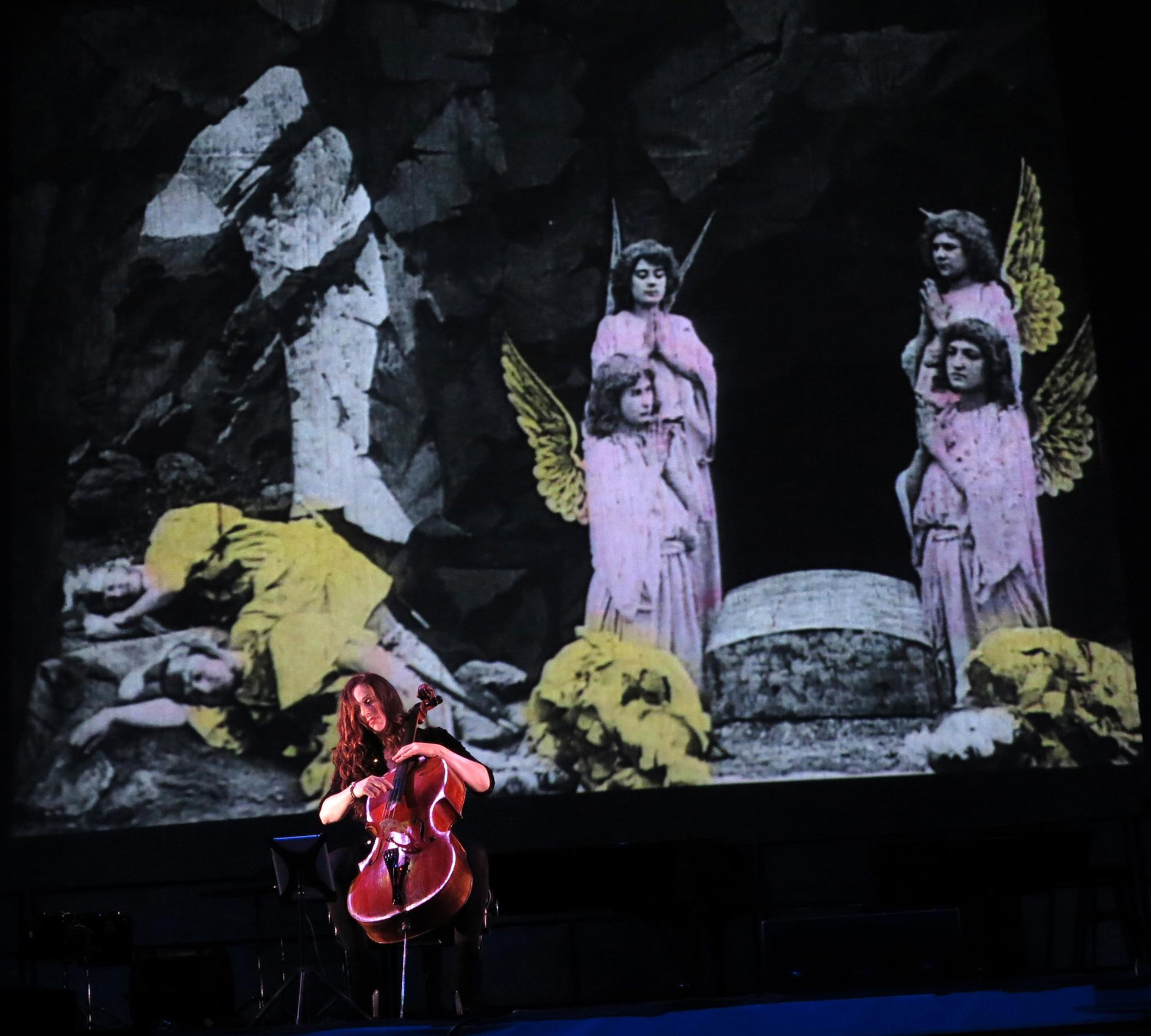 Cellist Maya Beiser Performs Live with All Vows, Just Ancient Loops ...