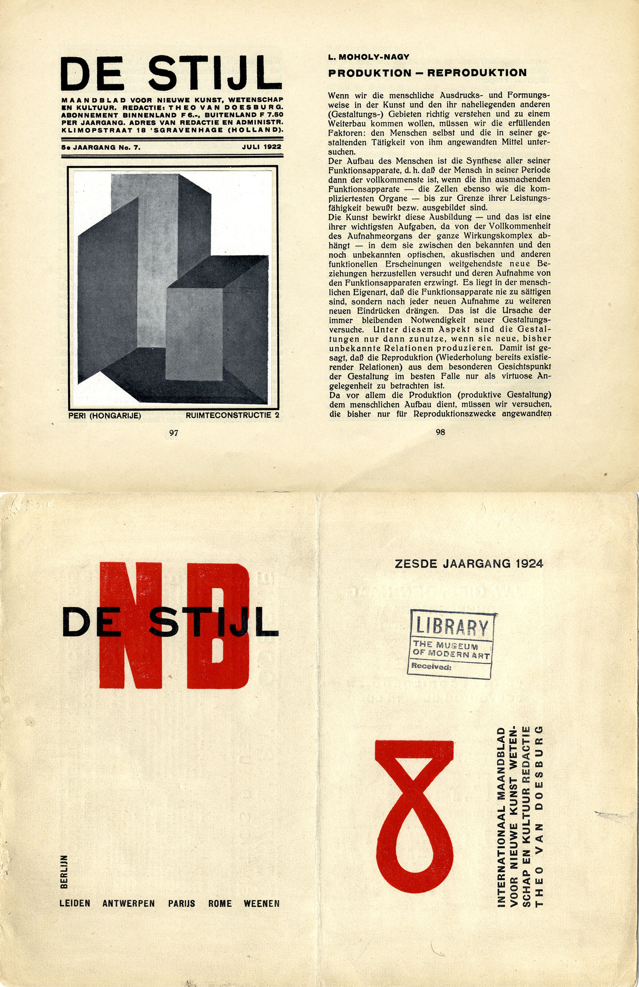 THE ELECTRO-LIBRARY: European Avant-Garde Magazines from the 1920s: THE ...