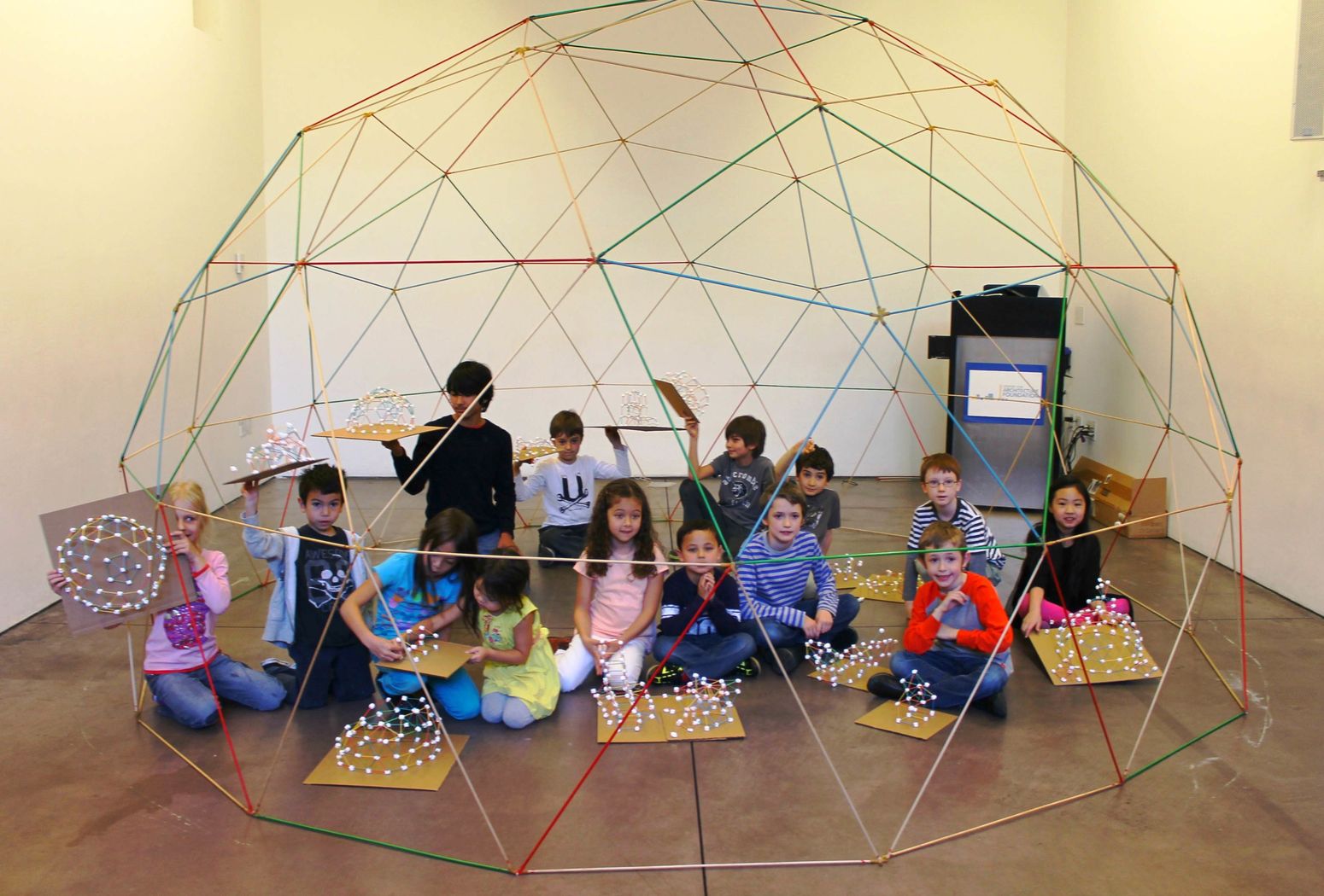 Family Art Workshop: Build a Geodesic Dome | MoMA