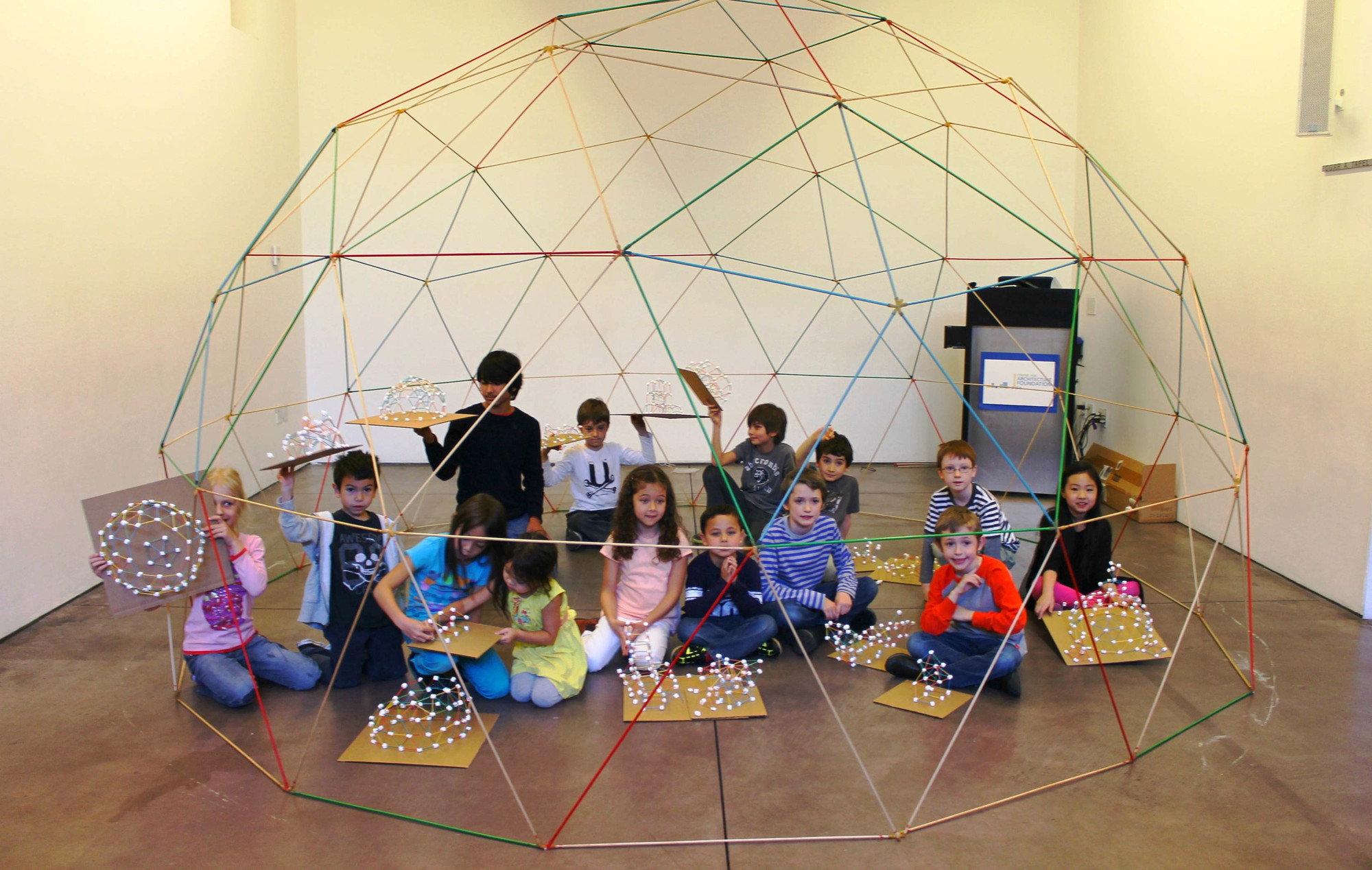 Family Art Workshop: Build a Geodesic Dome | MoMA