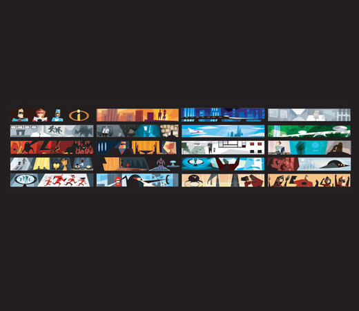 Colorscript. The Incredibles, 2004 | MoMA