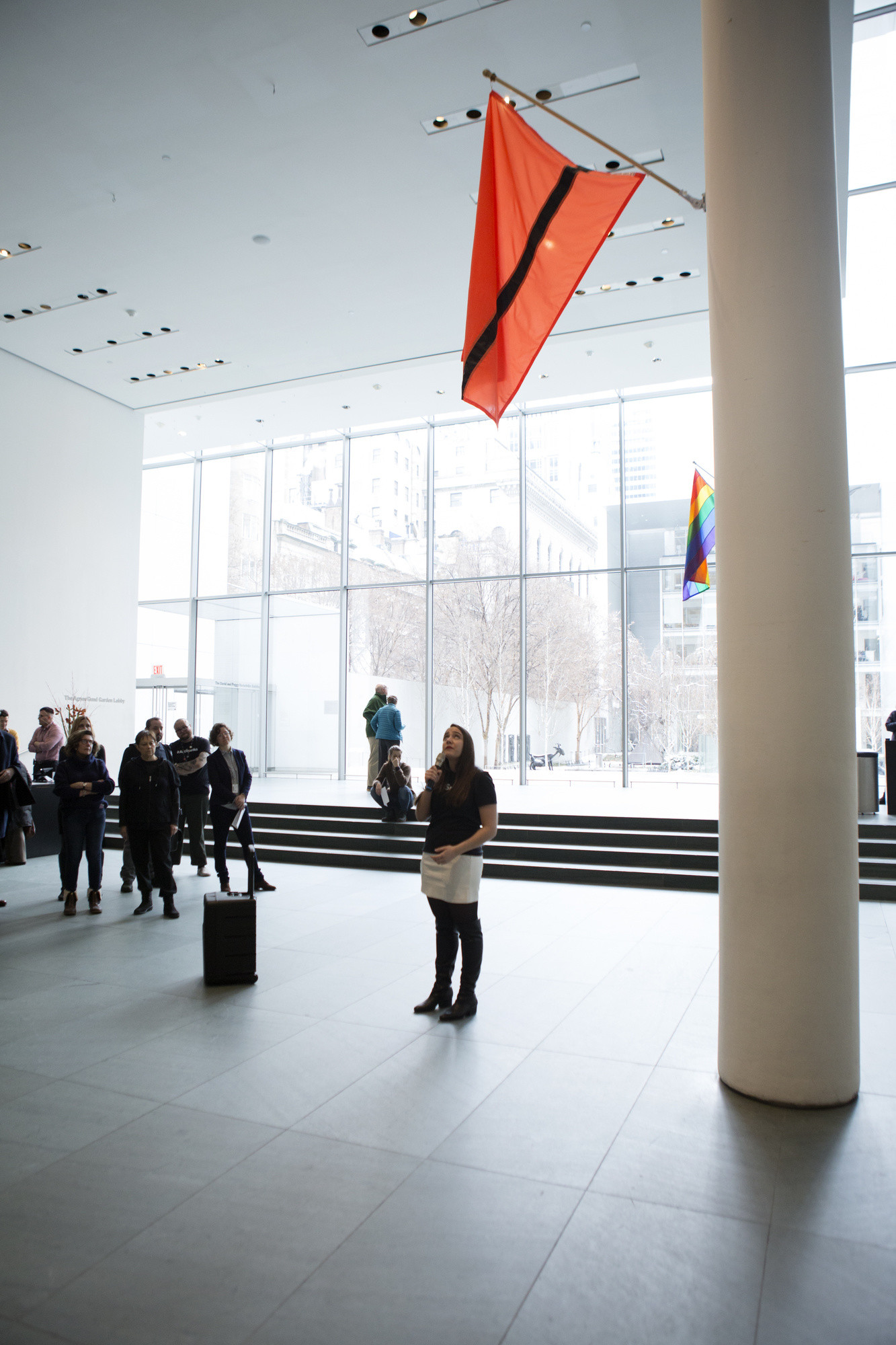Fifteen-Minute Talk about the Refugee Flag | MoMA