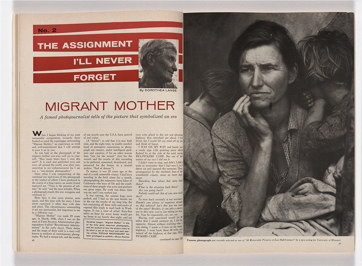 Piecing Together Dorothea Lange’s Migrant Mother | Magazine | MoMA
