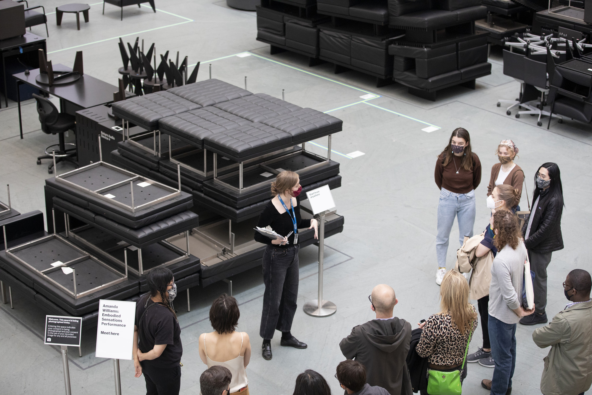 Amanda Williams: Embodied Sensations participatory performance: Amanda ...