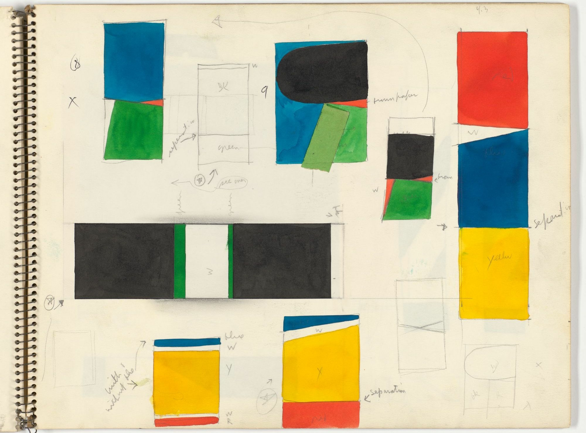416: Ellsworth Kelly’s Sketchbooks | MoMA