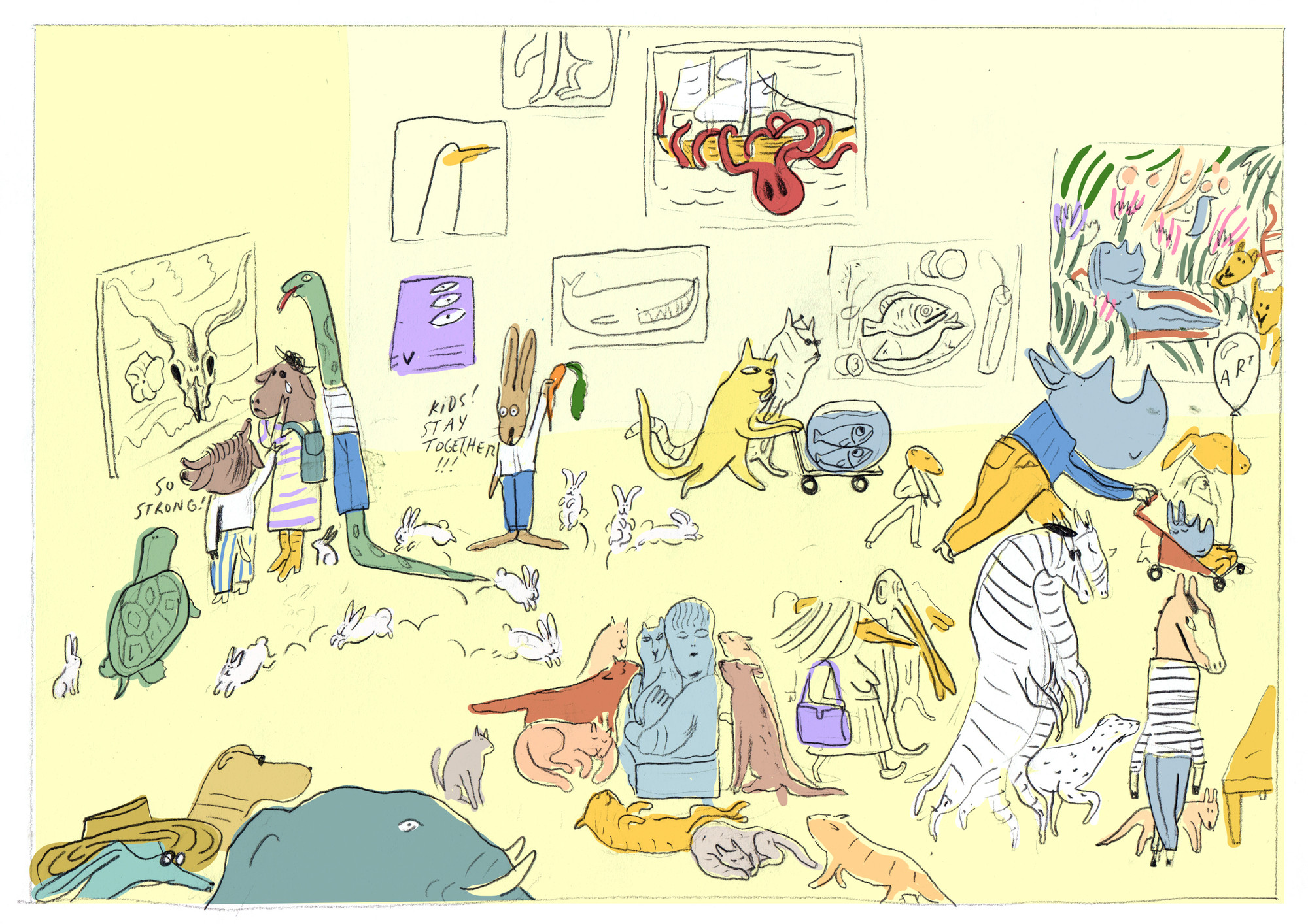 Mari Kanstad Johnsen’s Animals-Only Night at MoMA | Magazine | MoMA