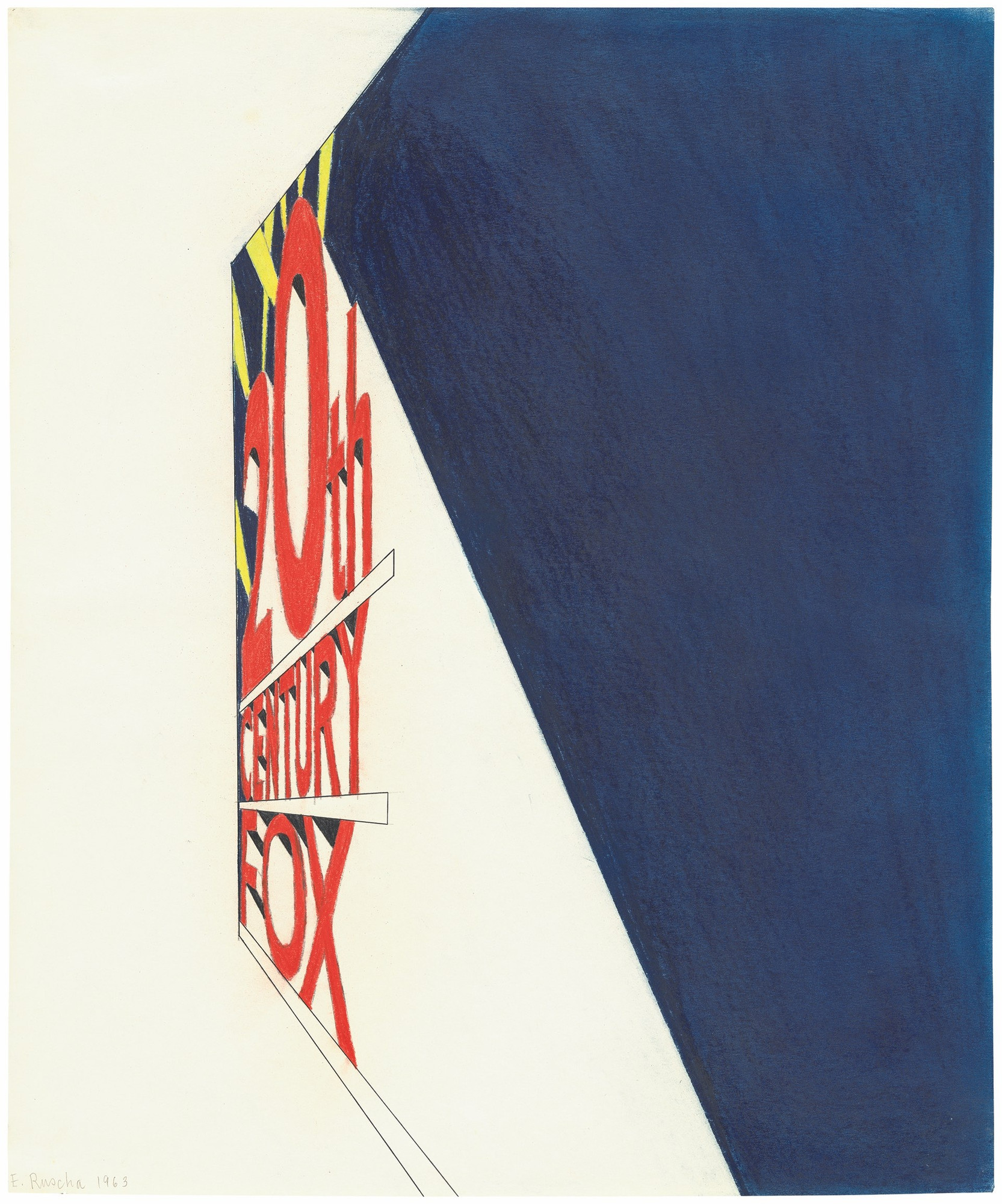 Edward Ruscha. View of the Big Picture. 1963 | MoMA