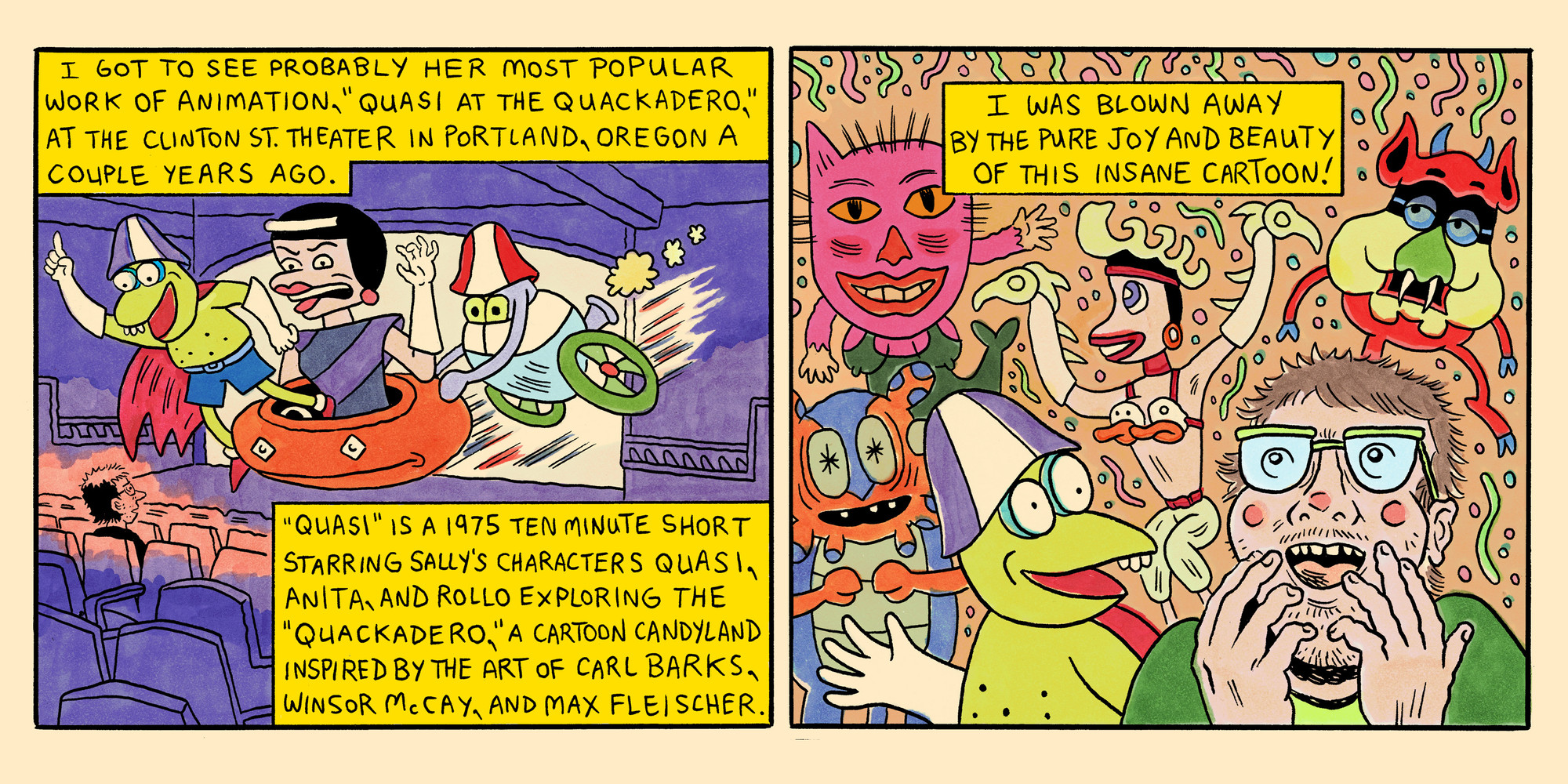 Patrick Keck’s The Many Frog Faces of Sally Cruikshank | Magazine | MoMA