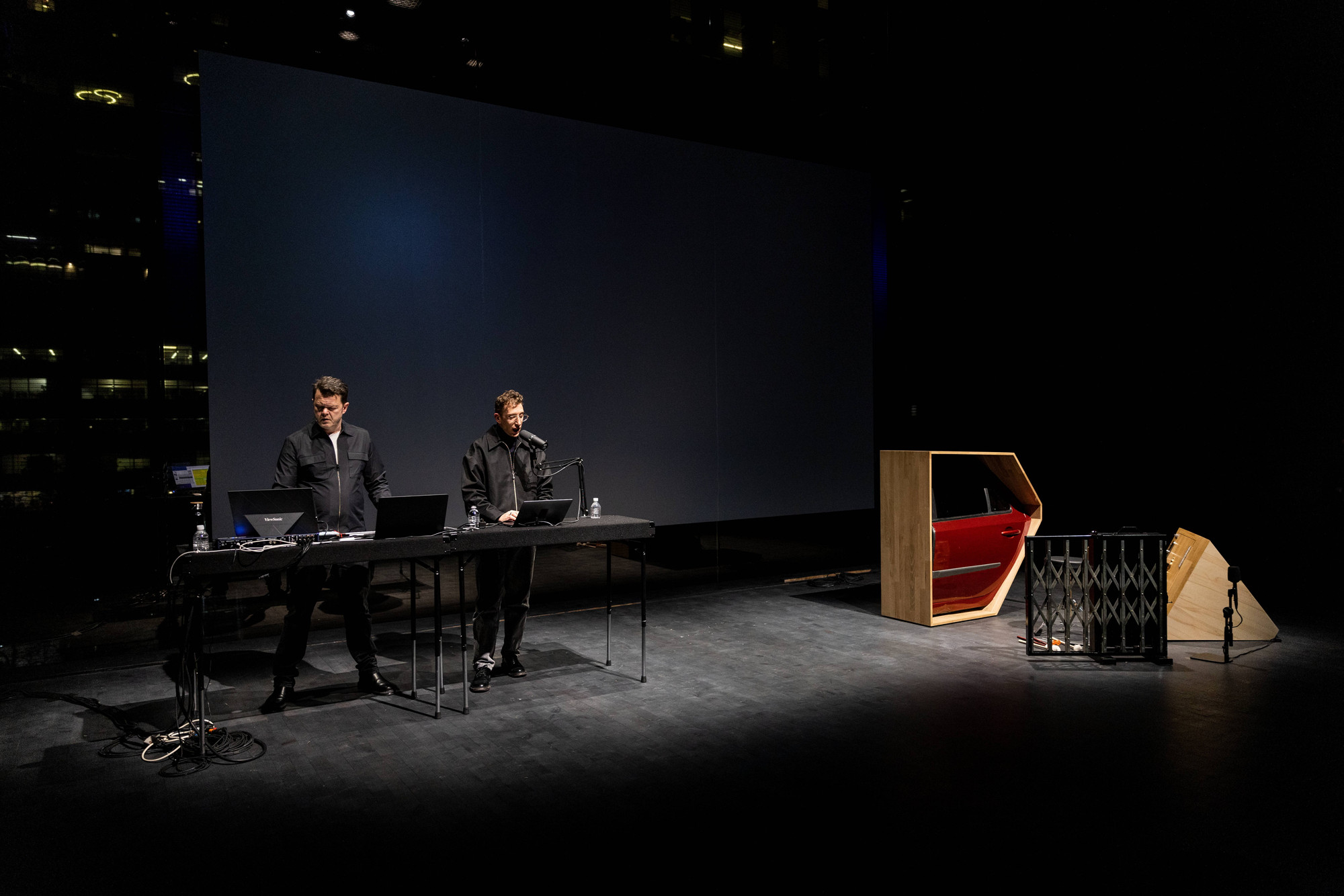 Performance images: Lawrence Abu Hamdan: Walled Unwalled and Other ...