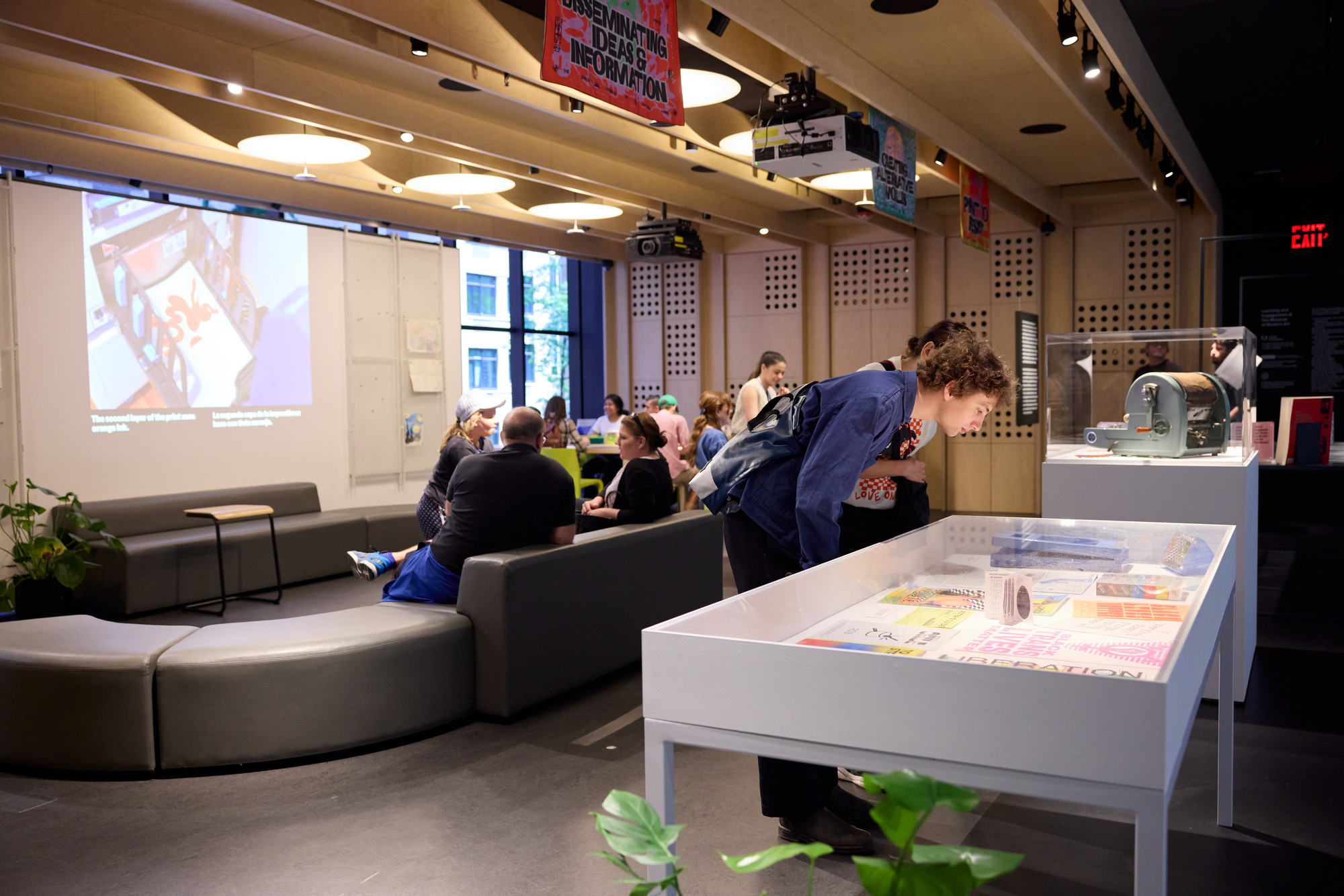 Installation view of Creativity Lab: Printmaking as Collective Action ...