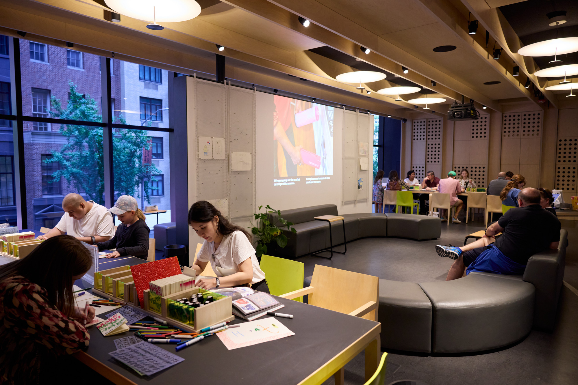 Installation view of Creativity Lab: Printmaking as Collective Action ...