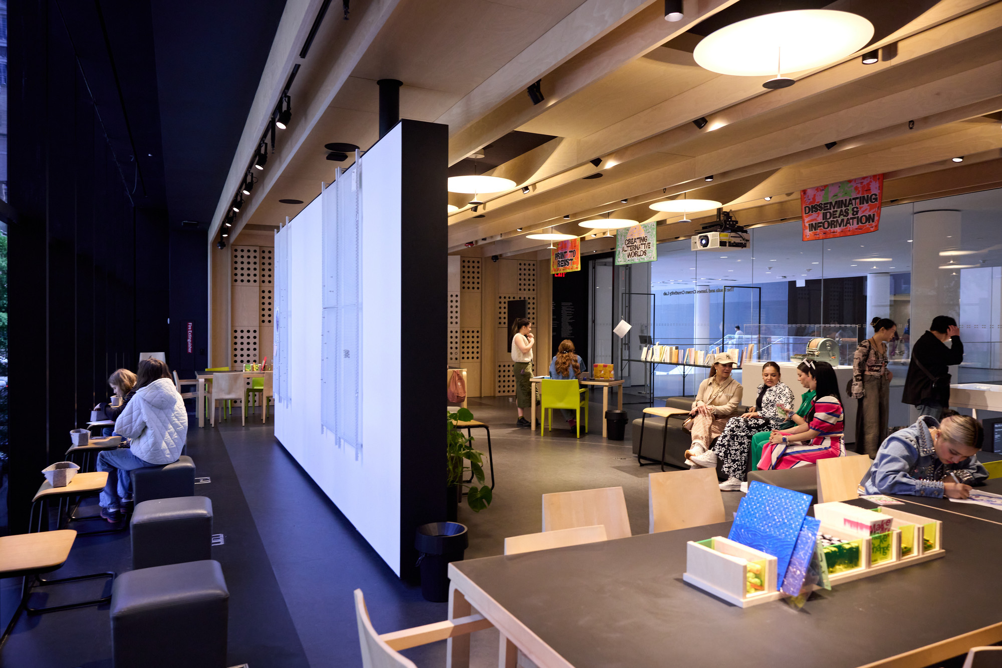 Installation view of Creativity Lab: Printmaking as Collective Action ...