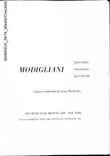 Modigliani | MoMA