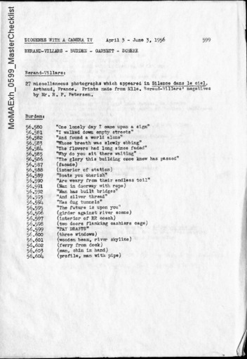 Diogenes with a Camera IV | MoMA