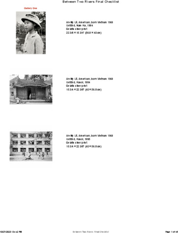 An-My Lê: Between Two Rivers/Giữa hai giòng sông/Entre deux rivières | MoMA