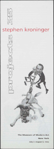 Projects 35: Stephen Kroninger | MoMA