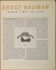 Bruce Nauman | MoMA