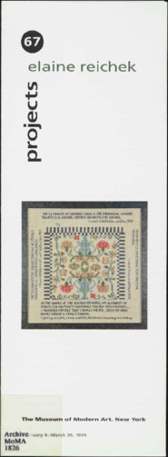 Projects 67: Elaine Reichek | MoMA