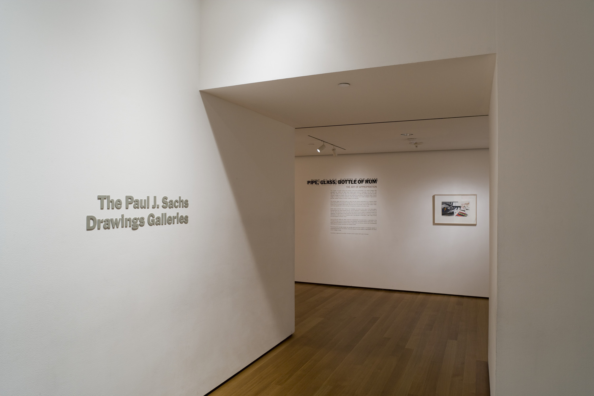 Installation view of the exhibition "Pipe, Glass and Bottle of Rum: The ...