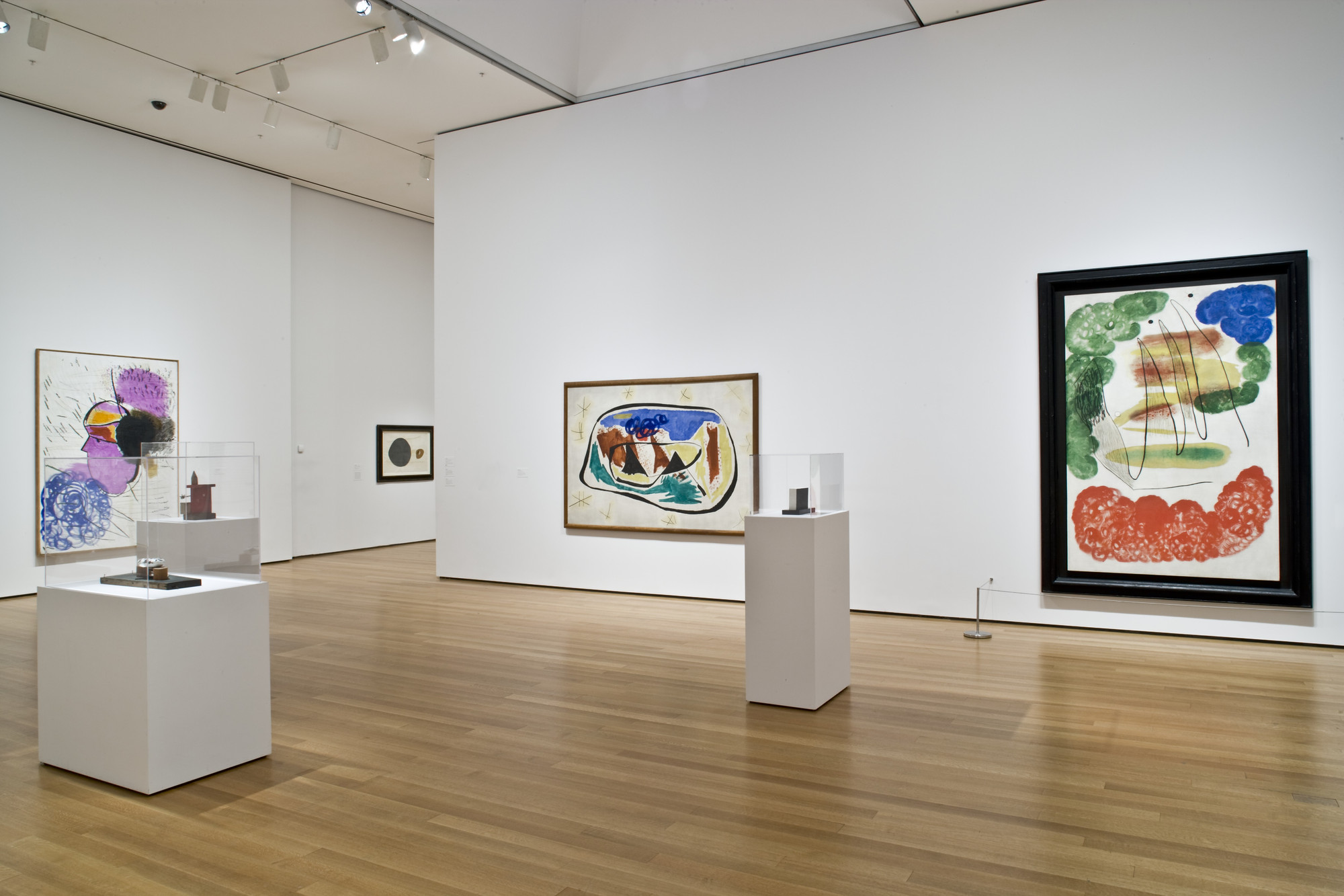Installation view of the exhibition "Joan Miró: Painting and Anti ...