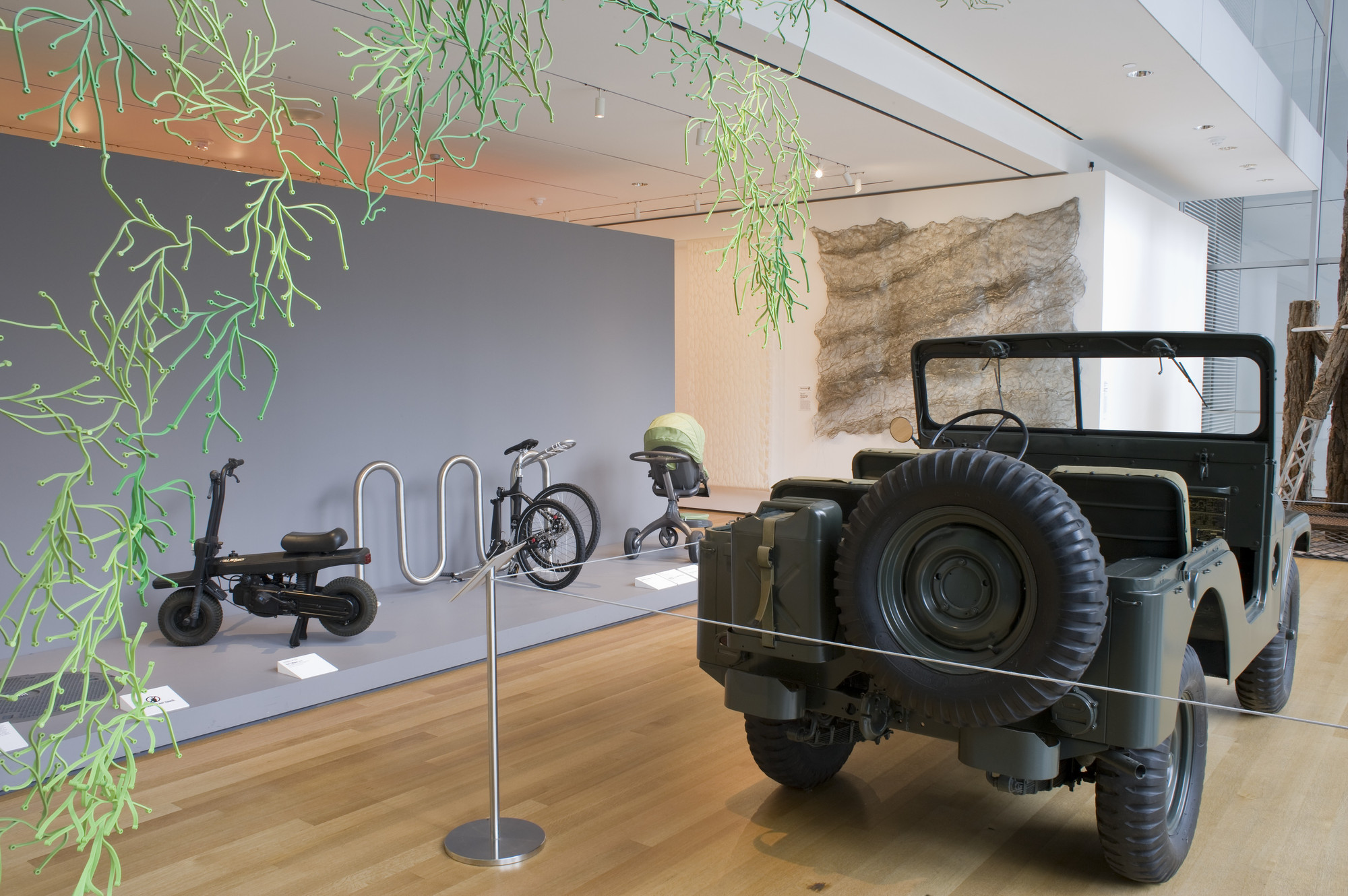 Installation view of the exhibition "Rough Cut: Design Takes a Sharp ...