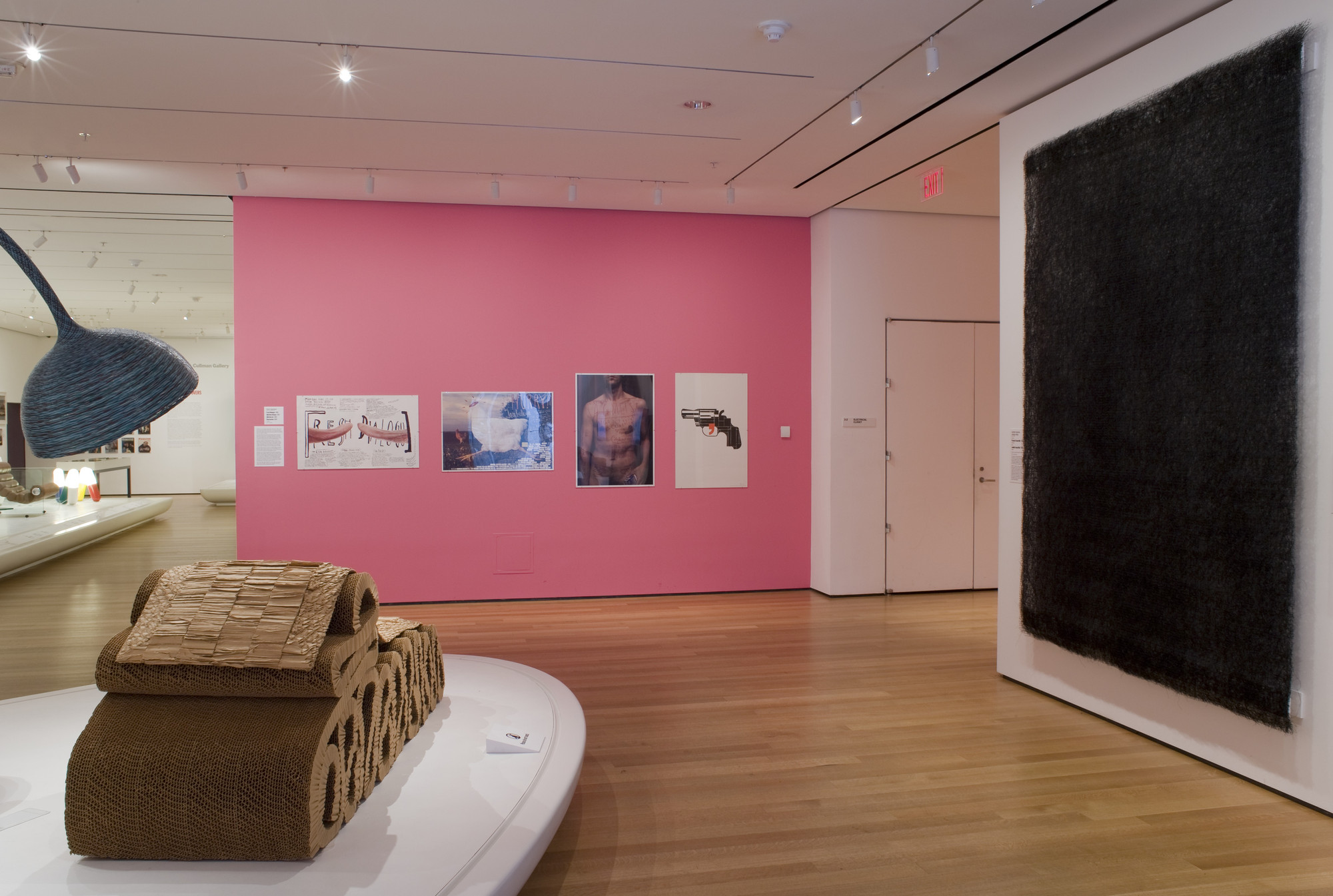 Installation view of the exhibition "Rough Cut: Design Takes a Sharp ...