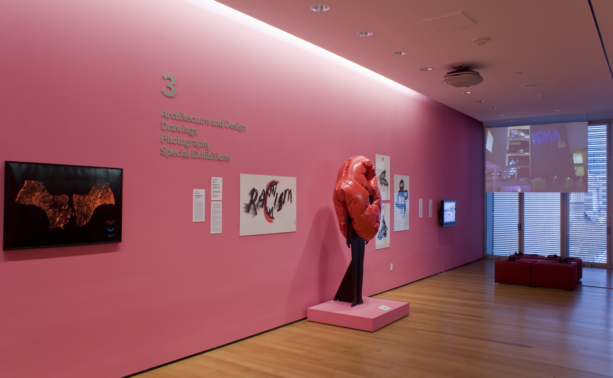 Installation view of the exhibition "Rough Cut: Design Takes a Sharp ...