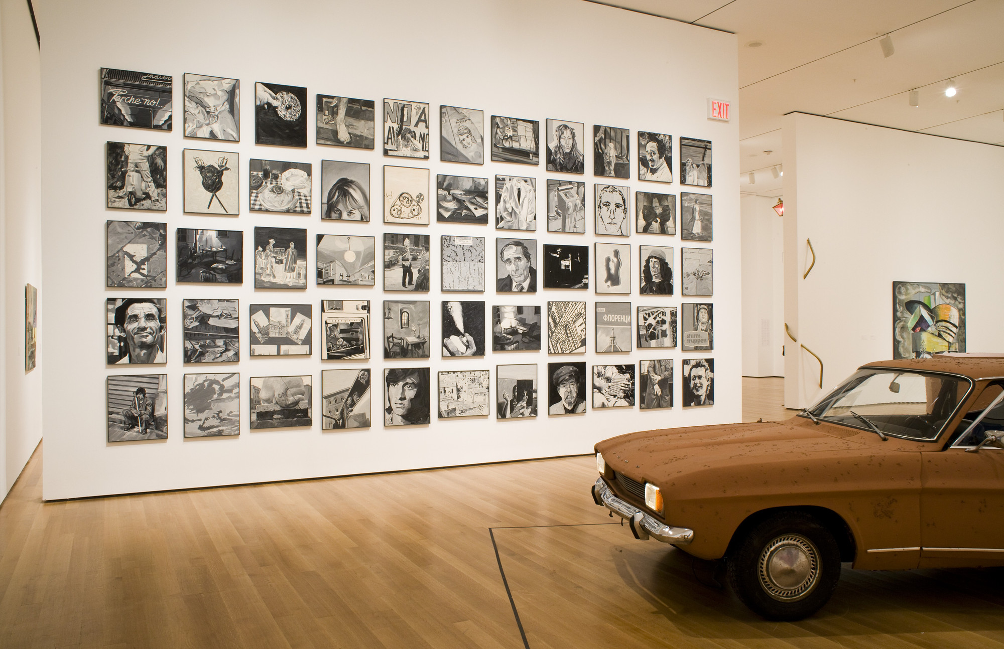 Installation view of the exhibition "Martin Kippenberger: The Problem ...