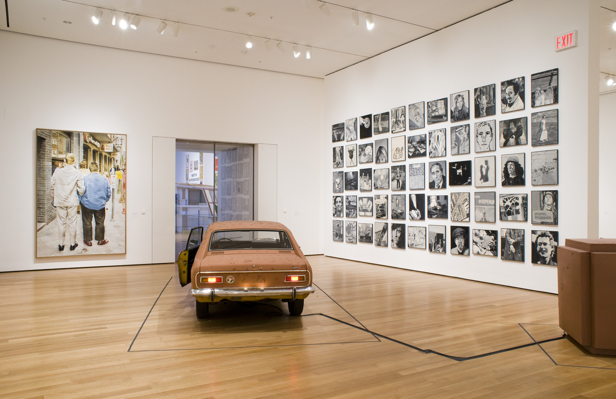 Installation view of the exhibition "Martin Kippenberger: The Problem ...