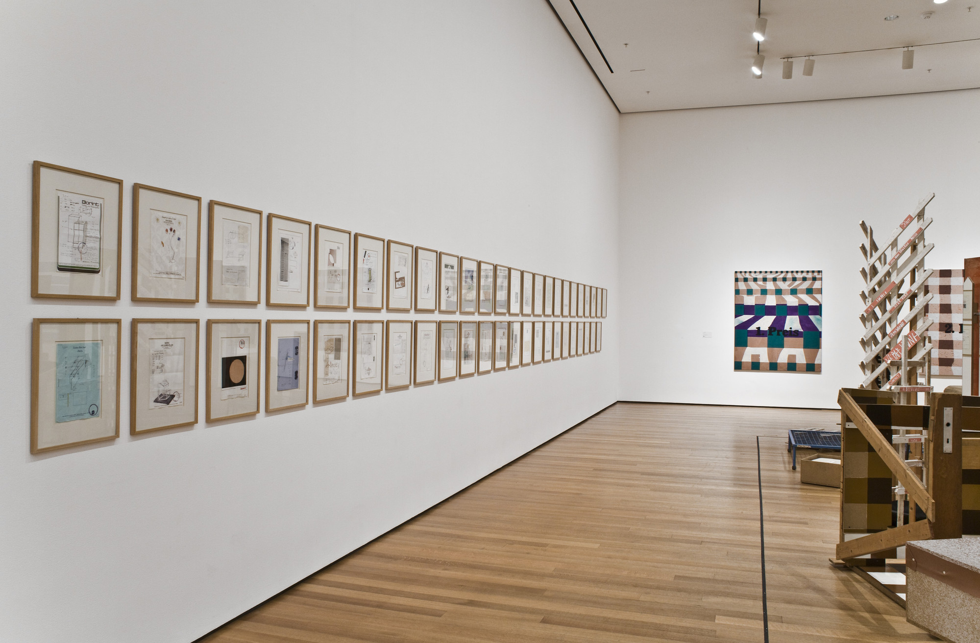 Installation view of the exhibition "Martin Kippenberger: The Problem ...