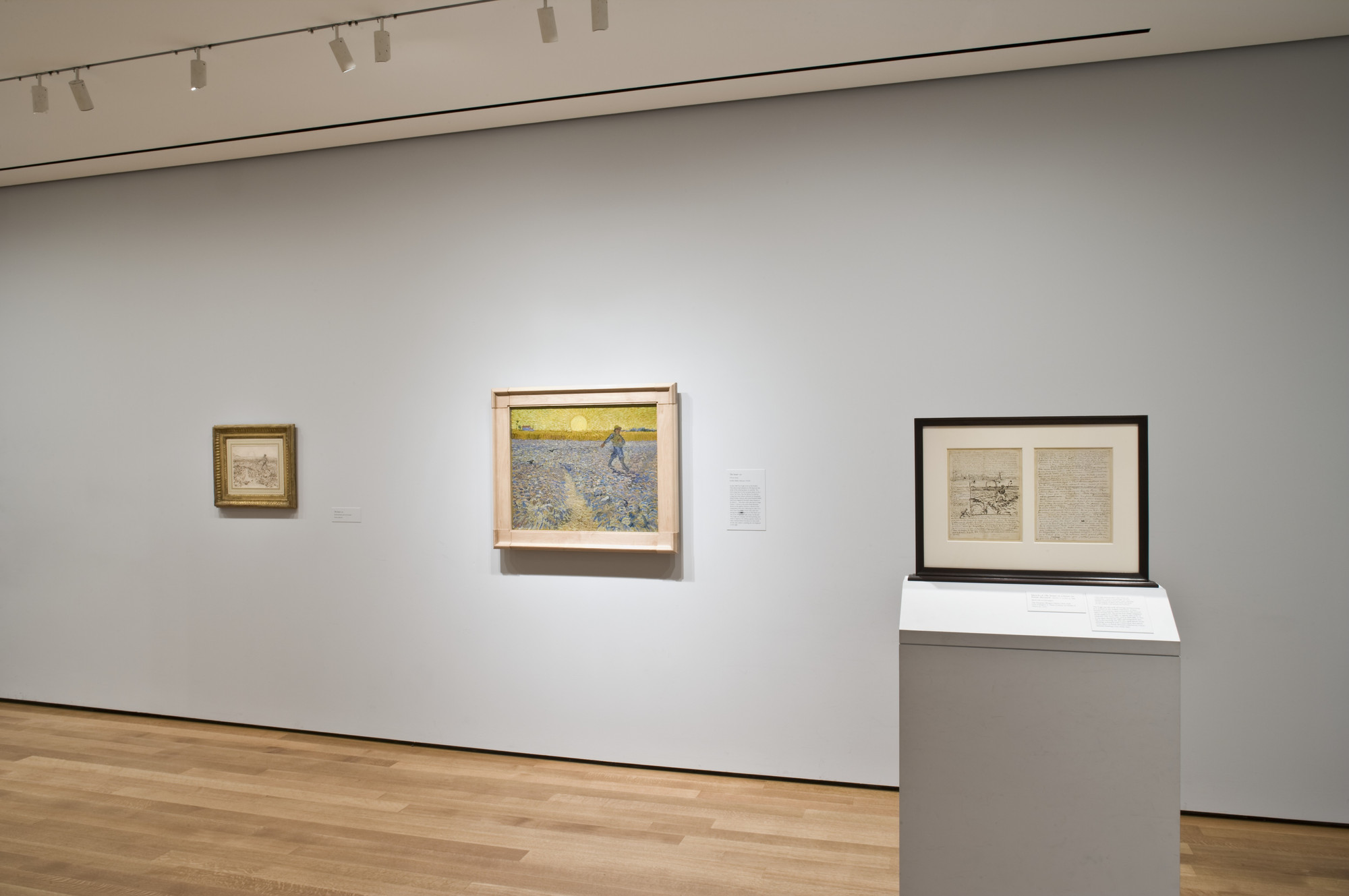 Installation view of the exhibition "van Gogh and the Colors of the ...