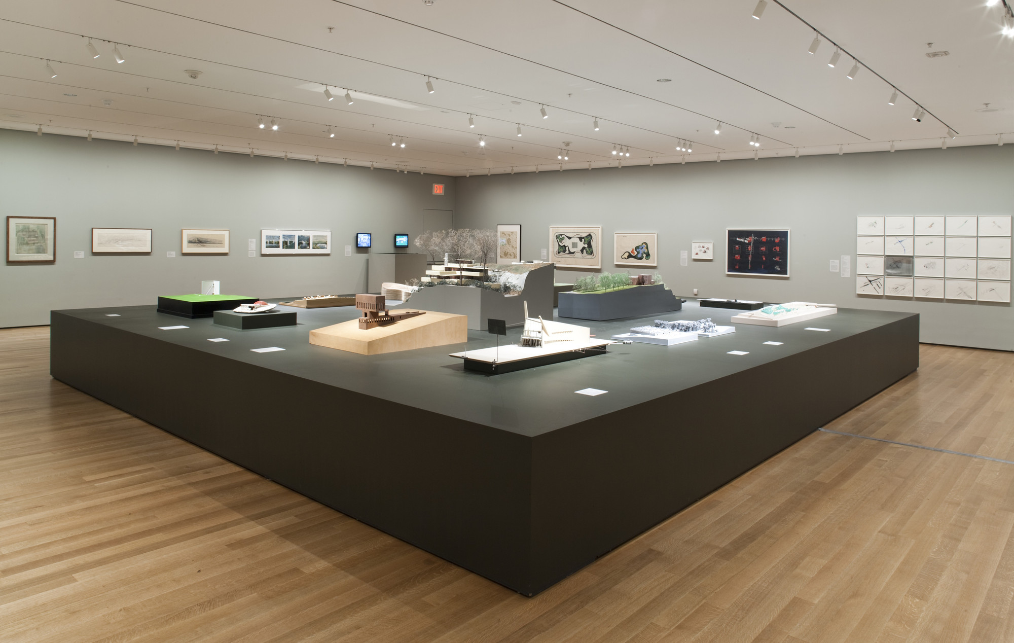 Installation view of the exhibition "In Situ: Architecture and ...