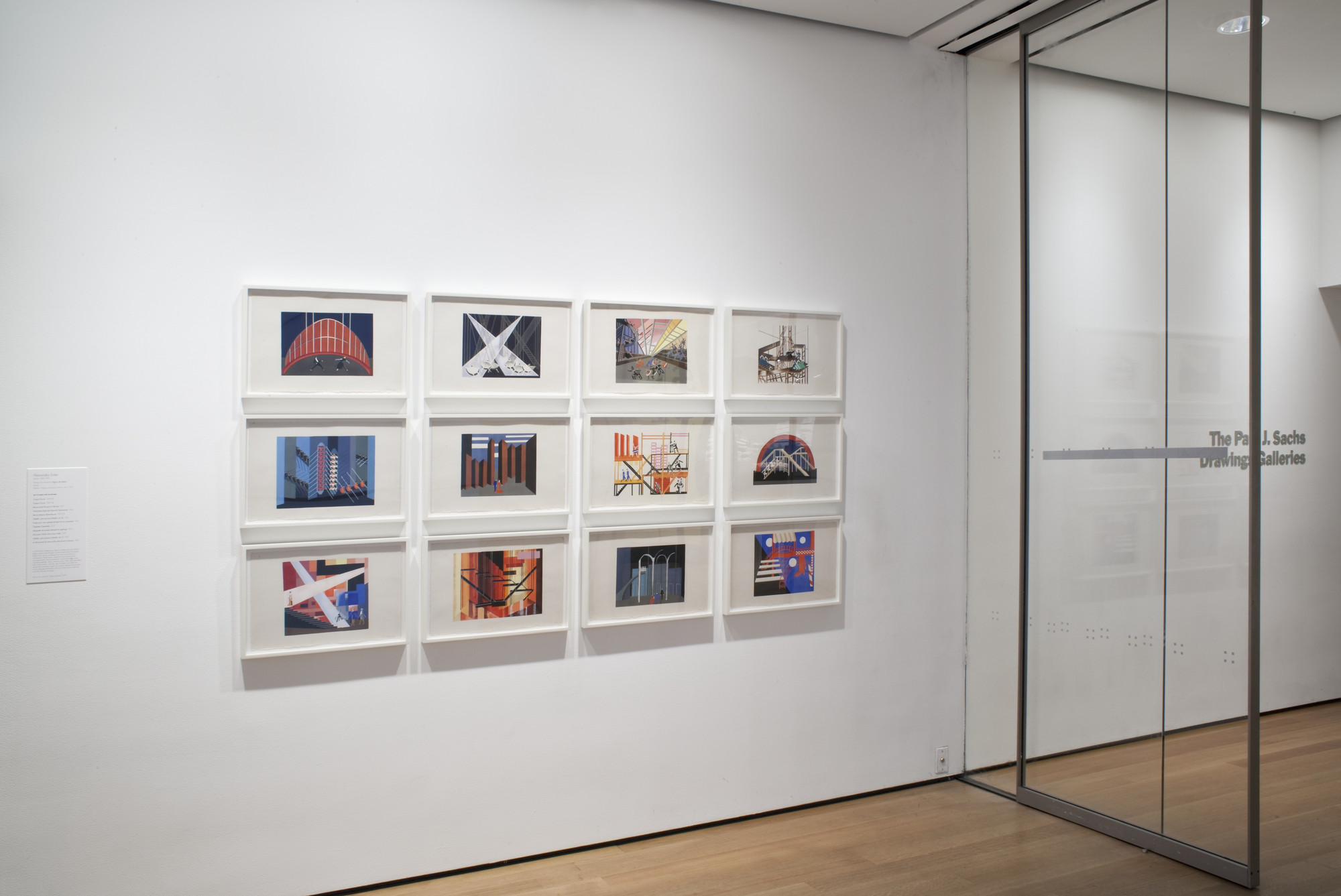 Installation view of the exhibition "Stage Pictures: Drawing for ...