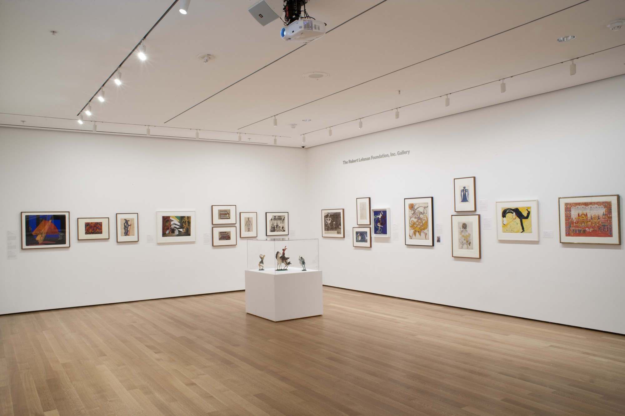 Installation view of the exhibition "Stage Pictures: Drawing for ...