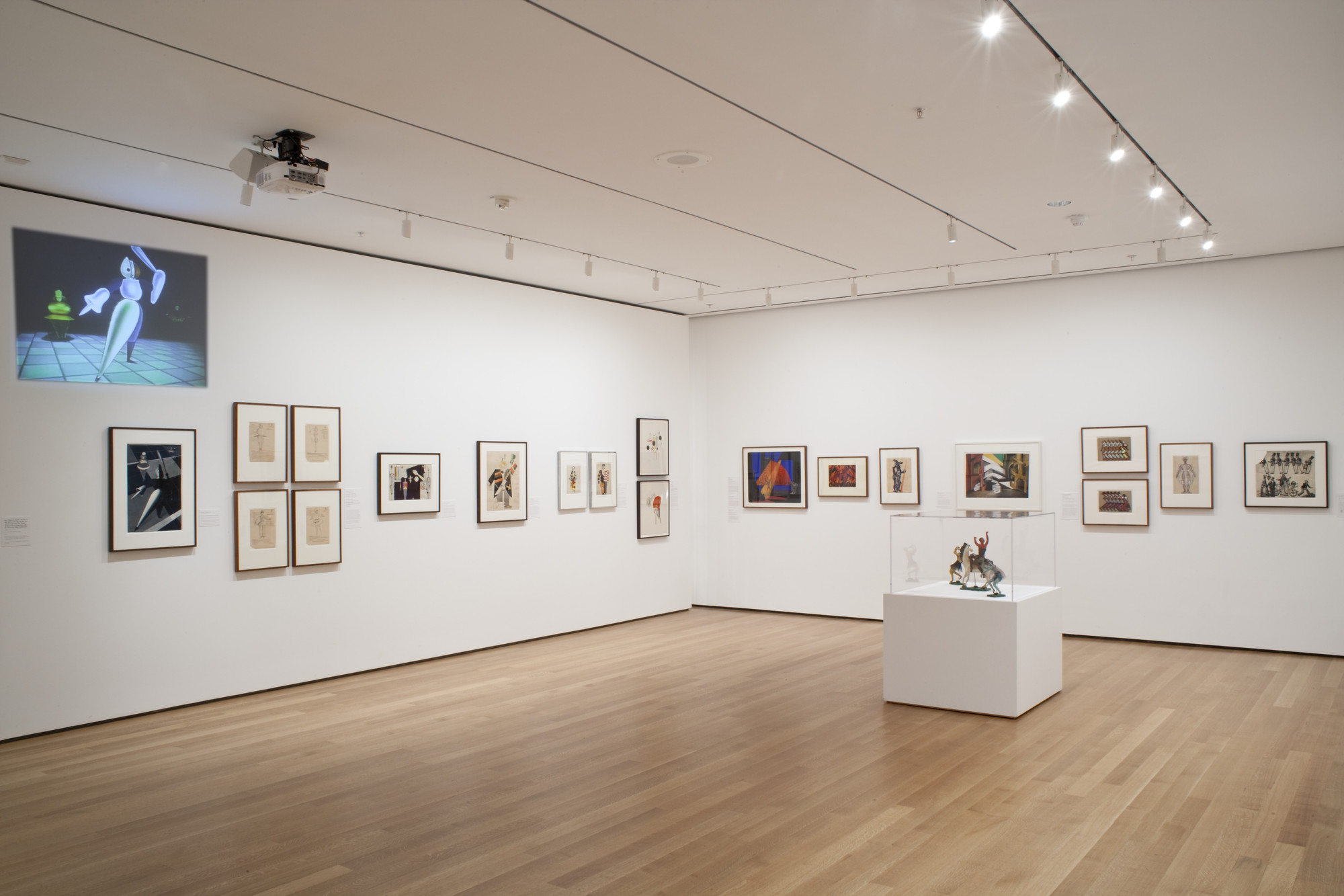 Installation view of the exhibition "Stage Pictures: Drawing for ...