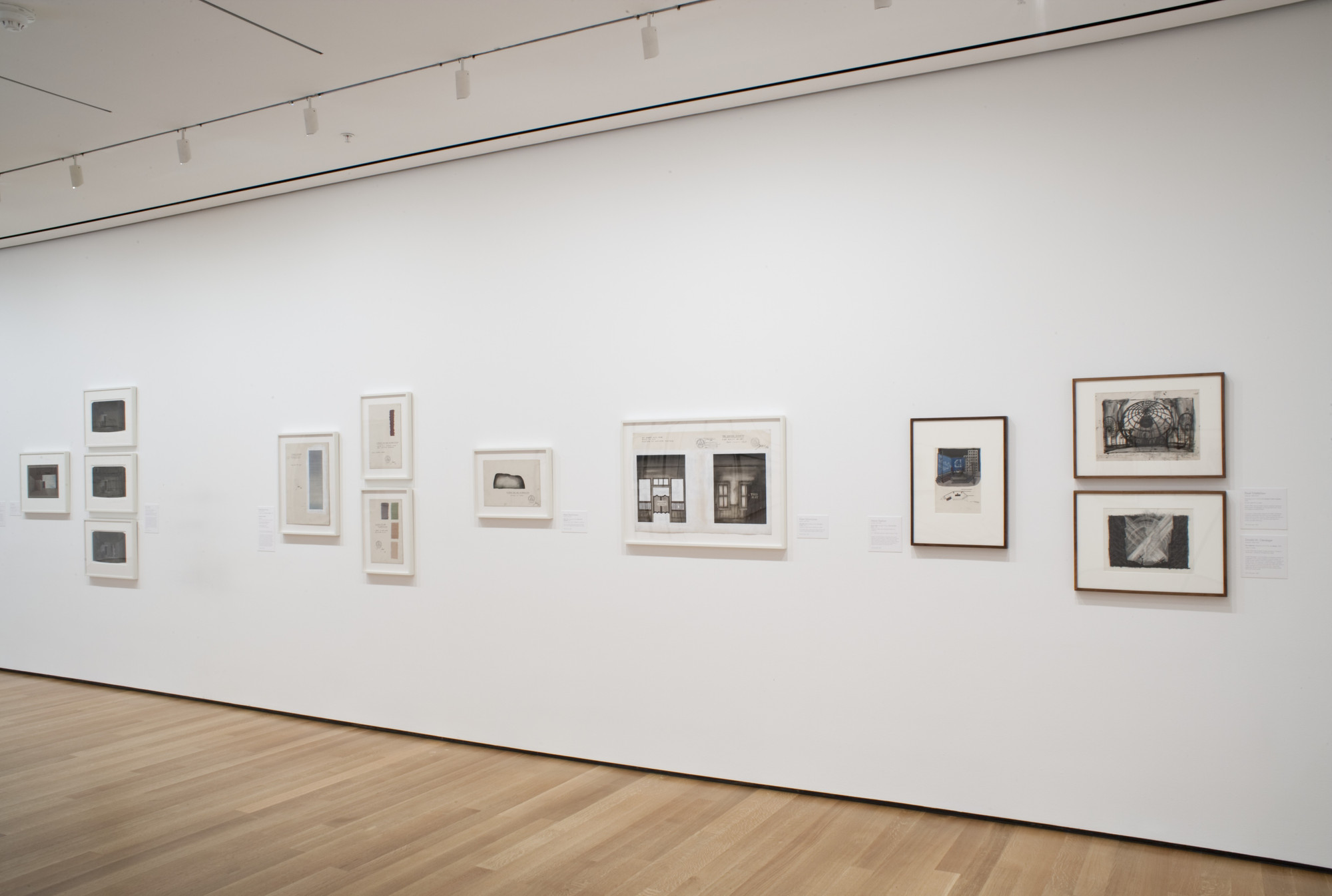 Installation view of the exhibition "Stage Pictures: Drawing for ...