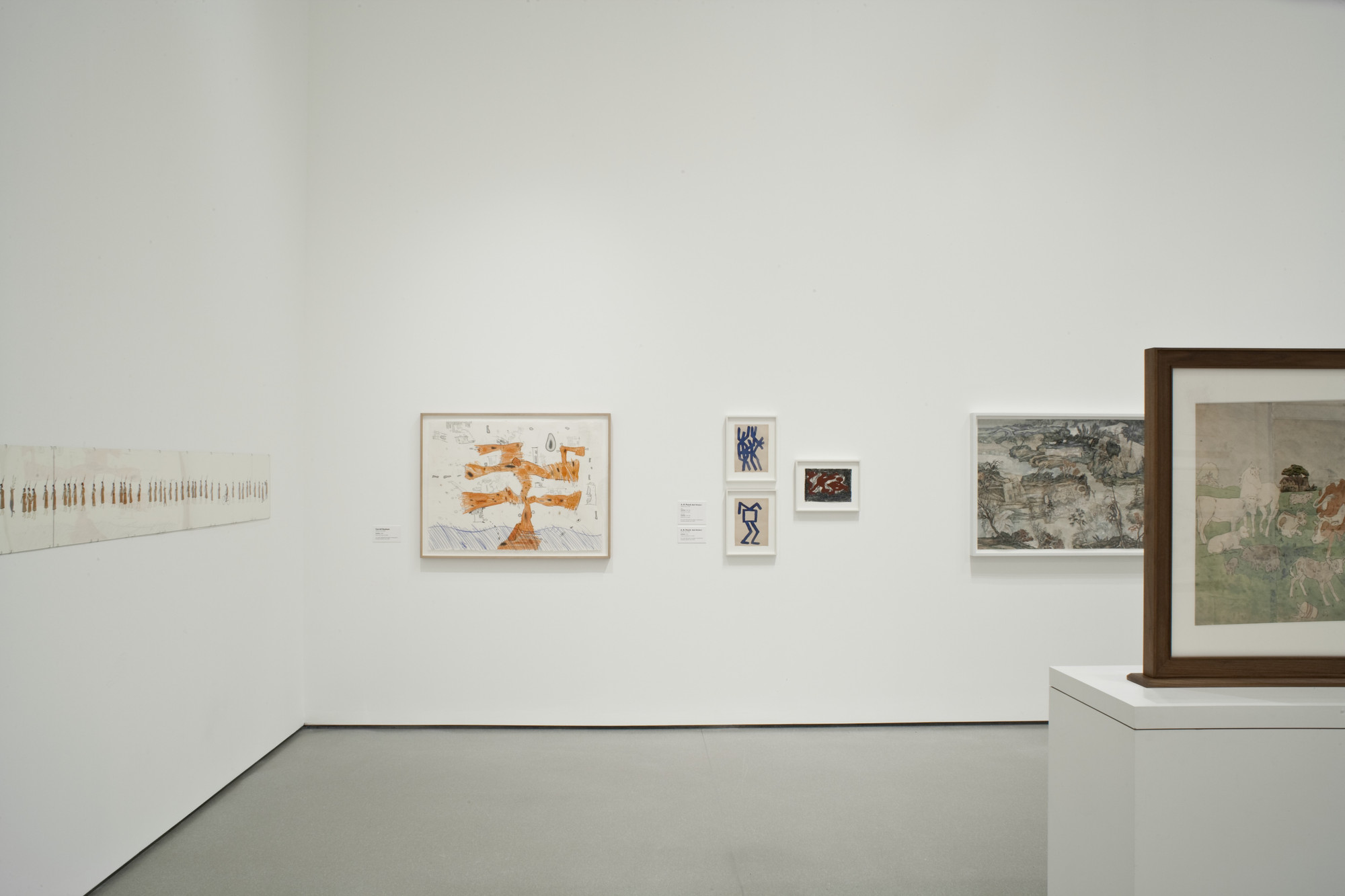 Installation view of the exhibition "Compass in Hand: Selections from ...
