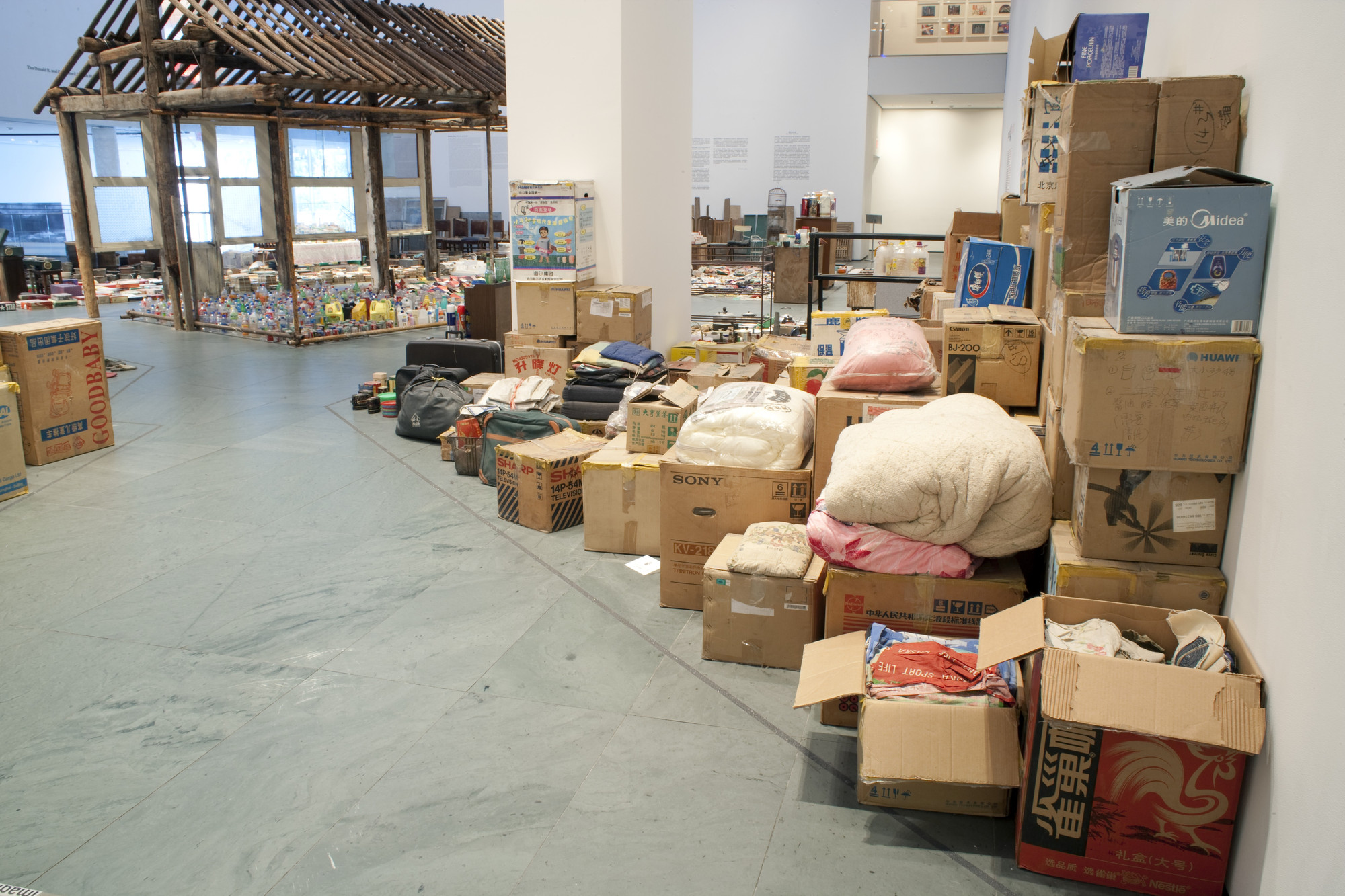 Installation view of the exhbition, "Projects 90: Song Dong" | MoMA