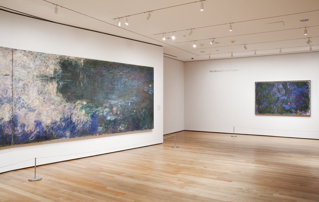 Installation view of the exhibition, “Monet’s Water Lilies” | MoMA