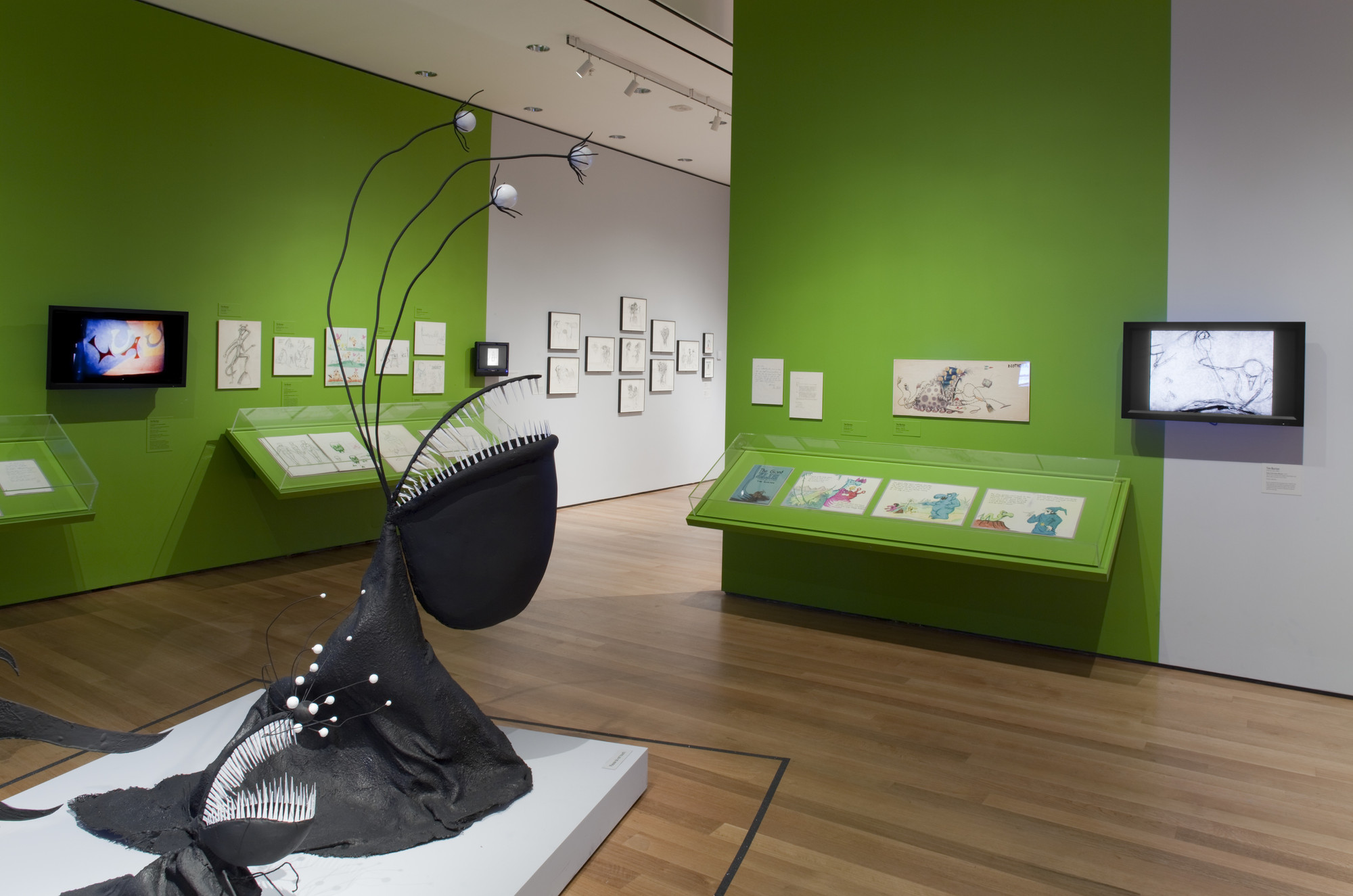 Installation view of the exhibition "Tim Burton" | MoMA