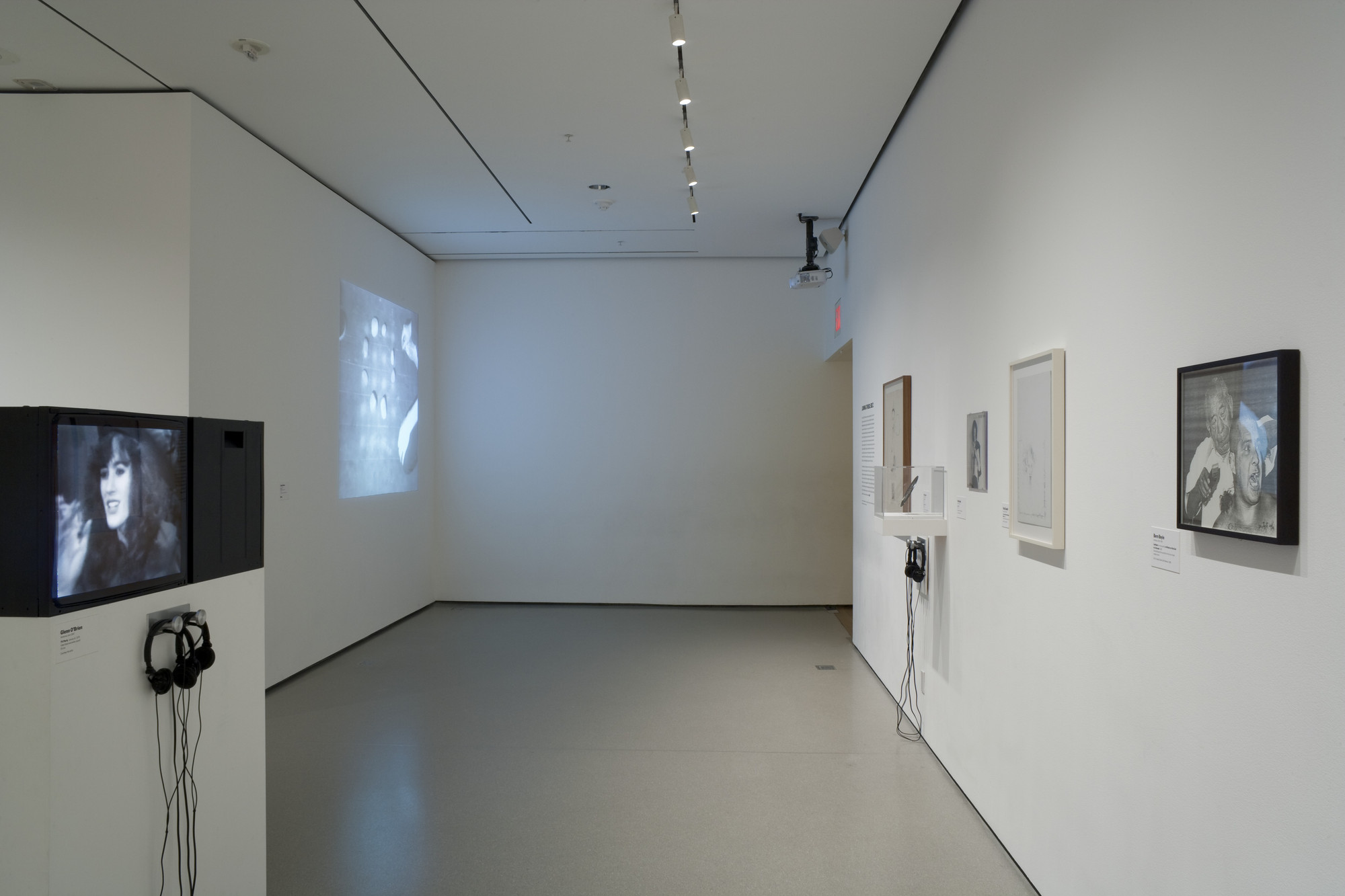 Installation view of the exhibition "Looking at Music, Side 2" | MoMA
