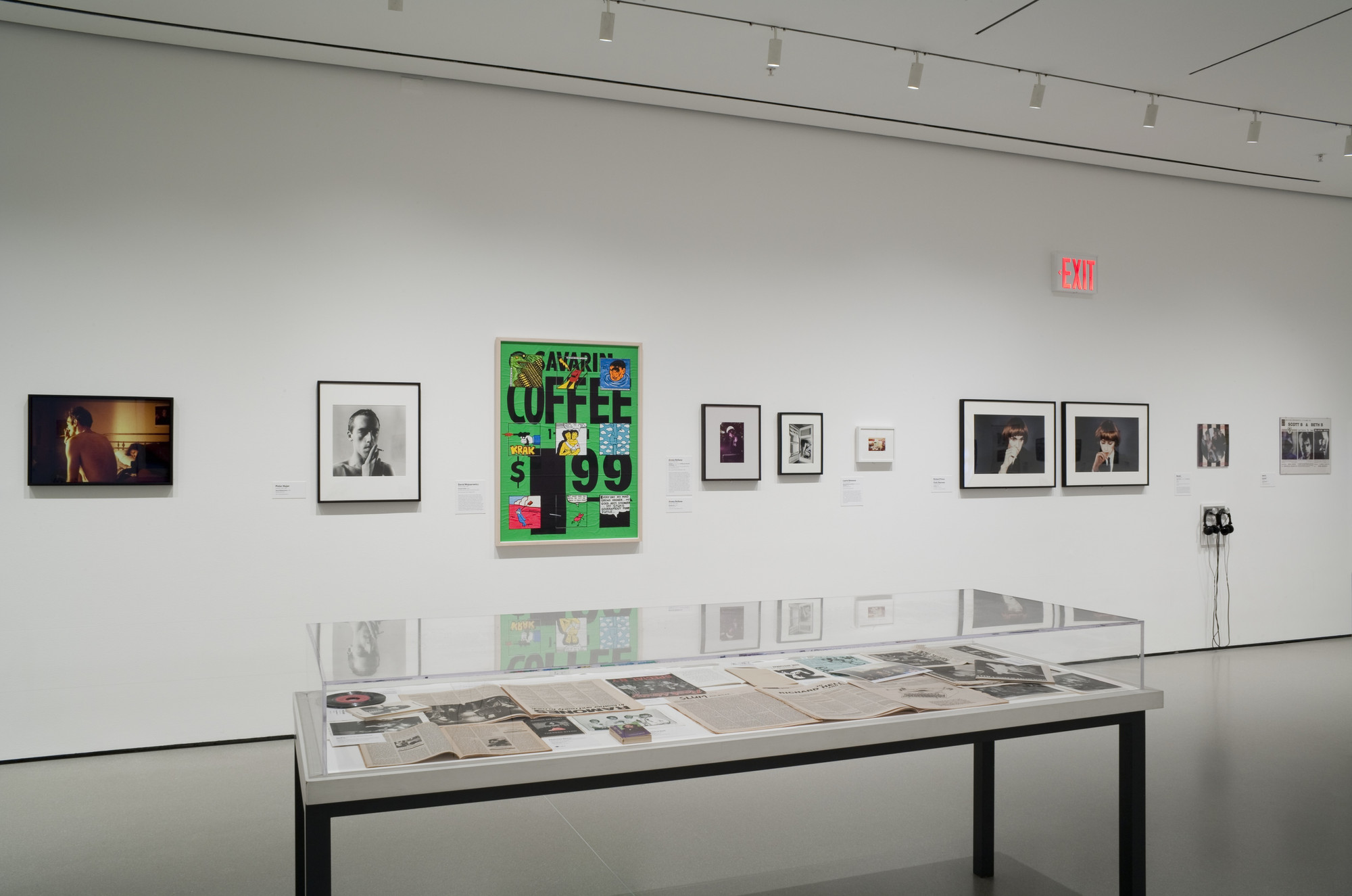 Installation view of the exhibition "Looking at Music, Side 2" | MoMA