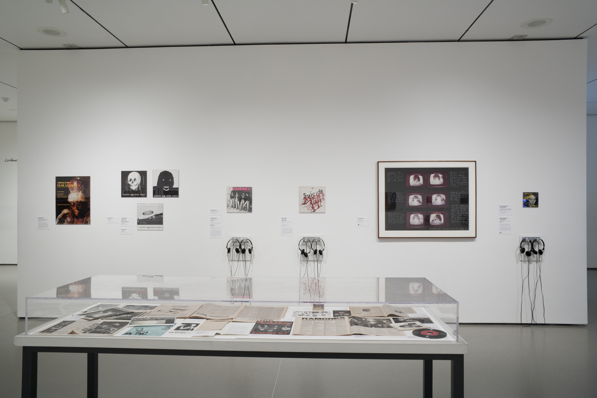 Installation view of the exhibition "Looking at Music, Side 2" | MoMA