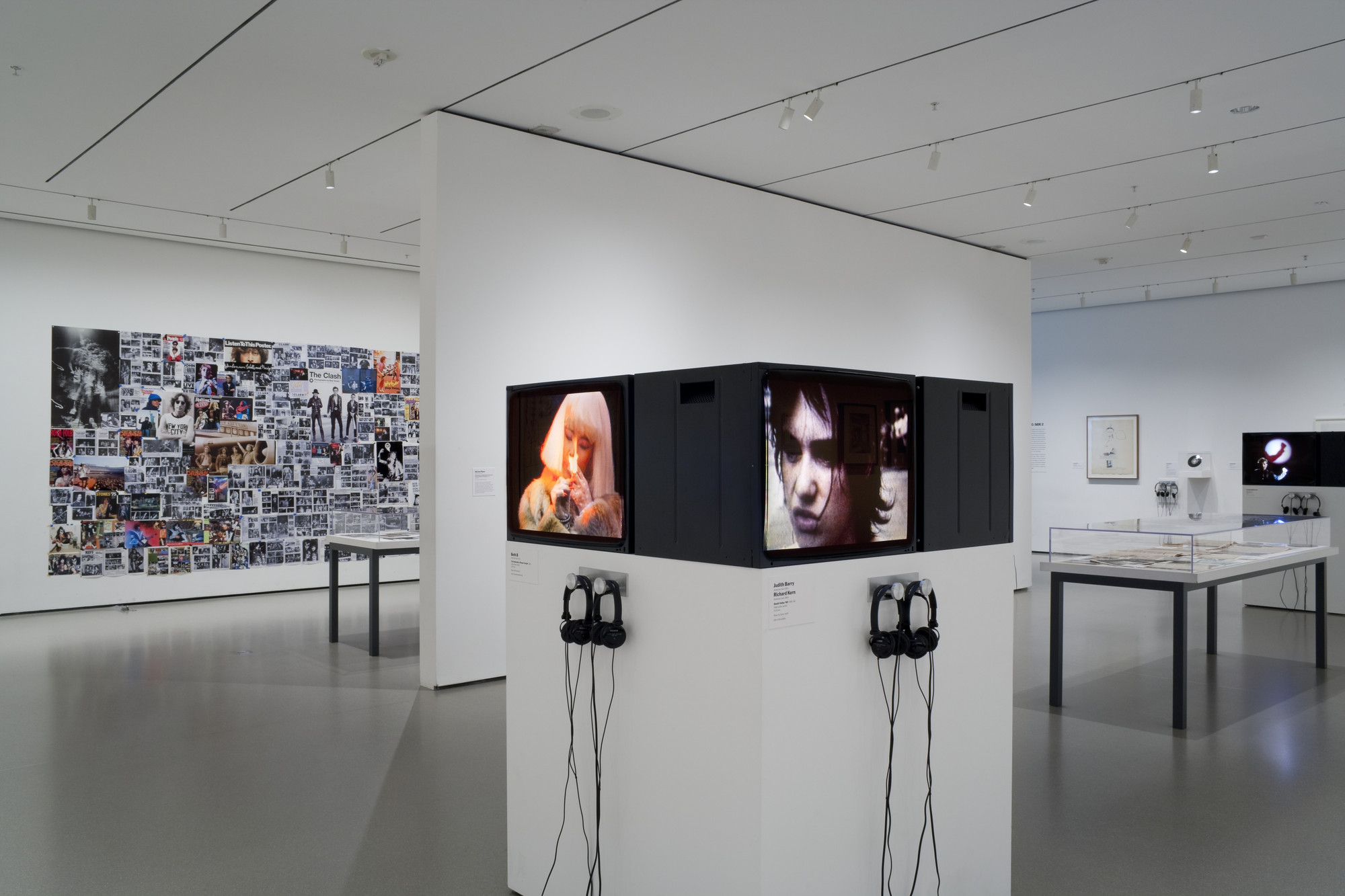 Installation view of the exhibition "Looking at Music, Side 2" | MoMA