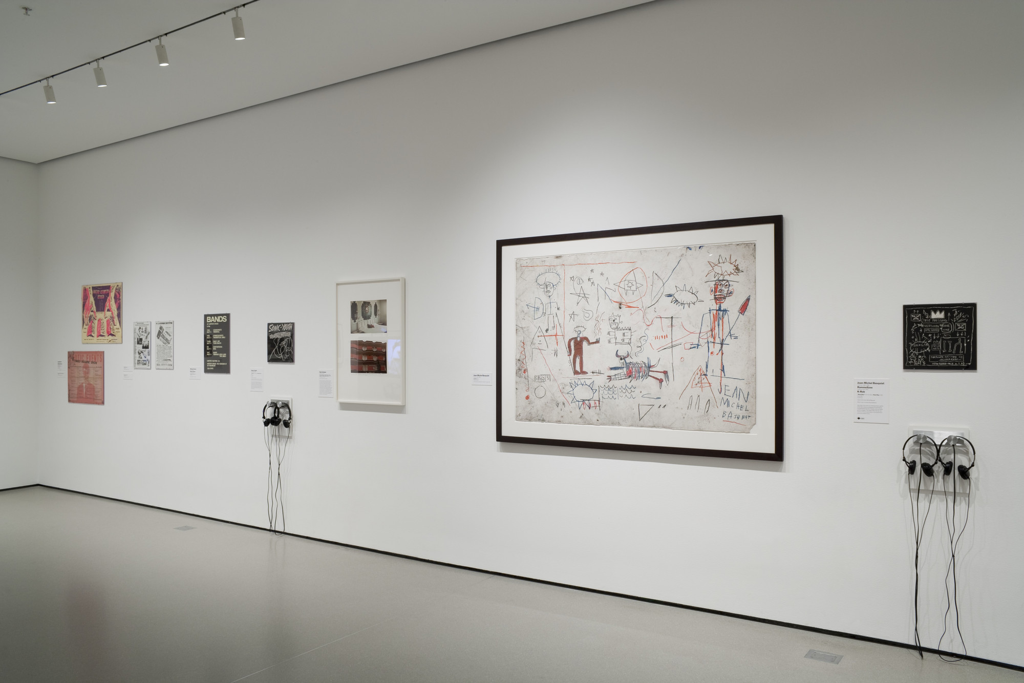 Installation view of the exhibition "Looking at Music, Side 2" | MoMA