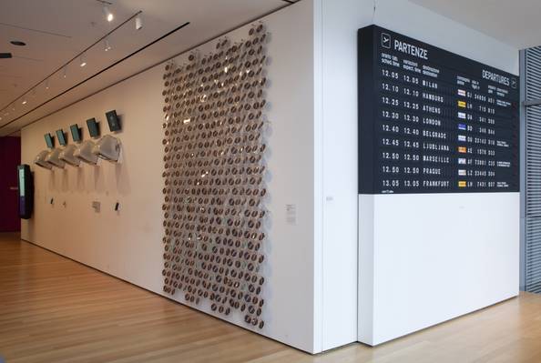 Solari di Udine, Italy. Split Flap Board Flight Information Display ...