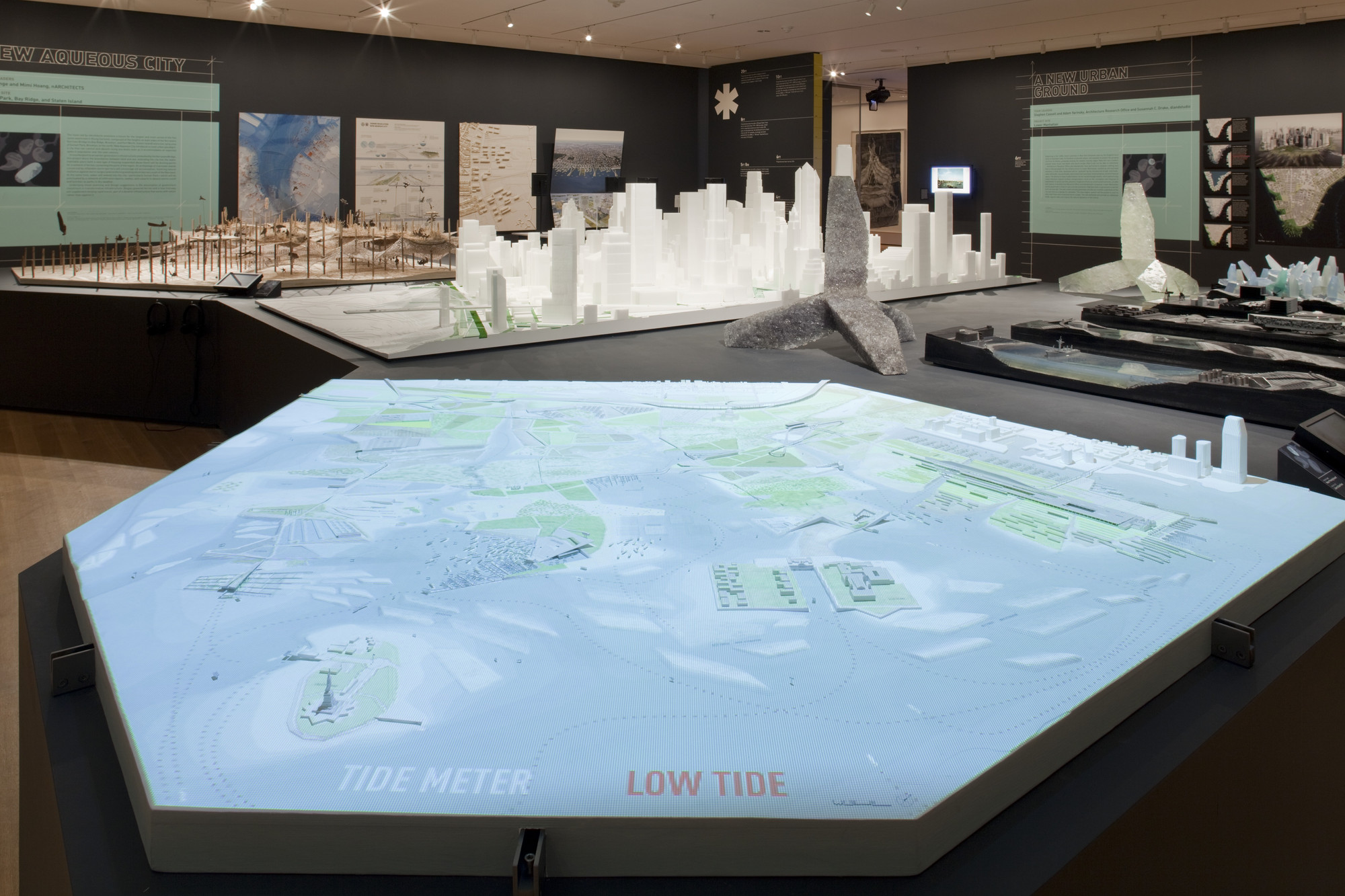 Installation view of the exhibition "Rising Currents: Projects for New ...