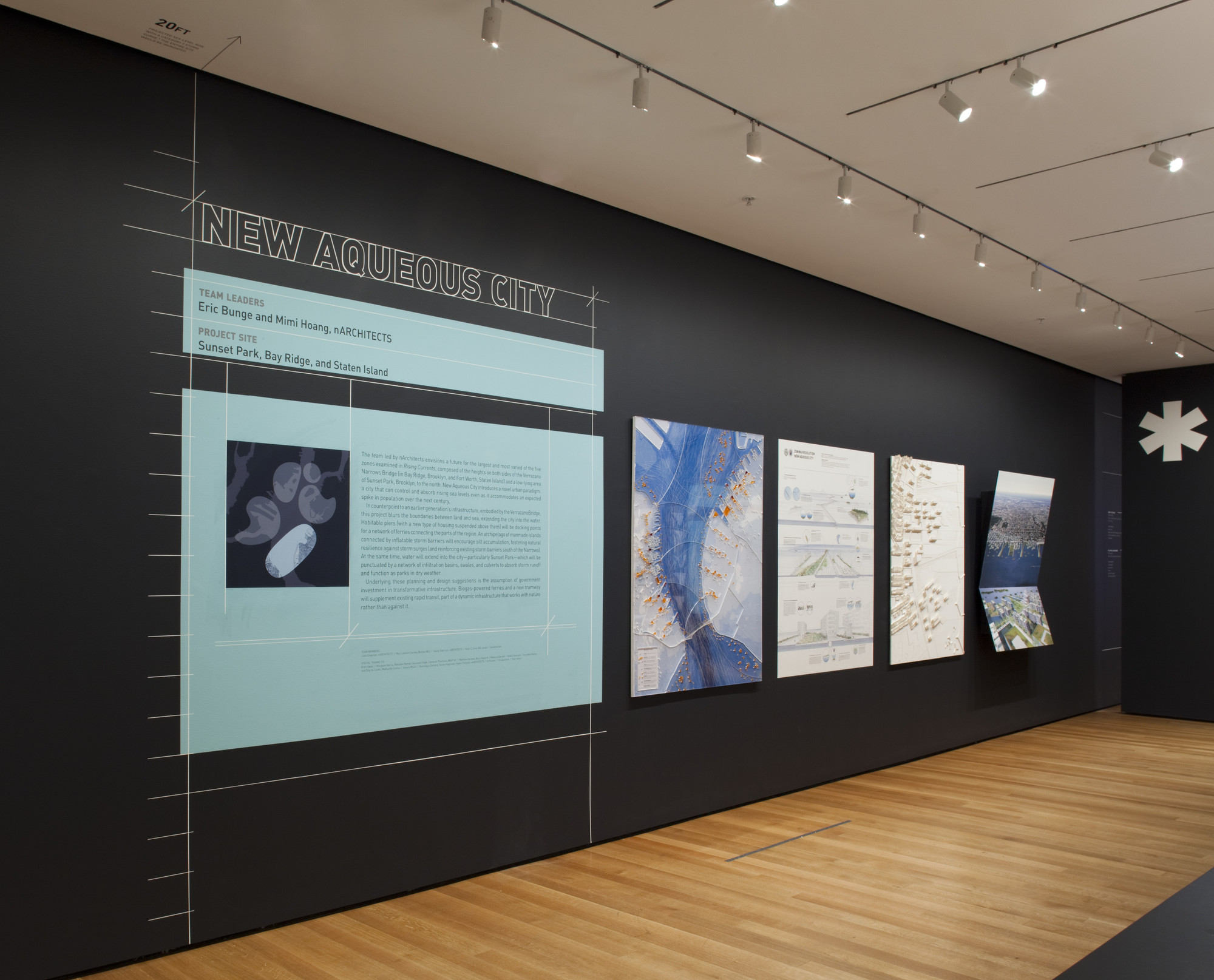 Installation view of the exhibition "Rising Currents: Projects for New ...