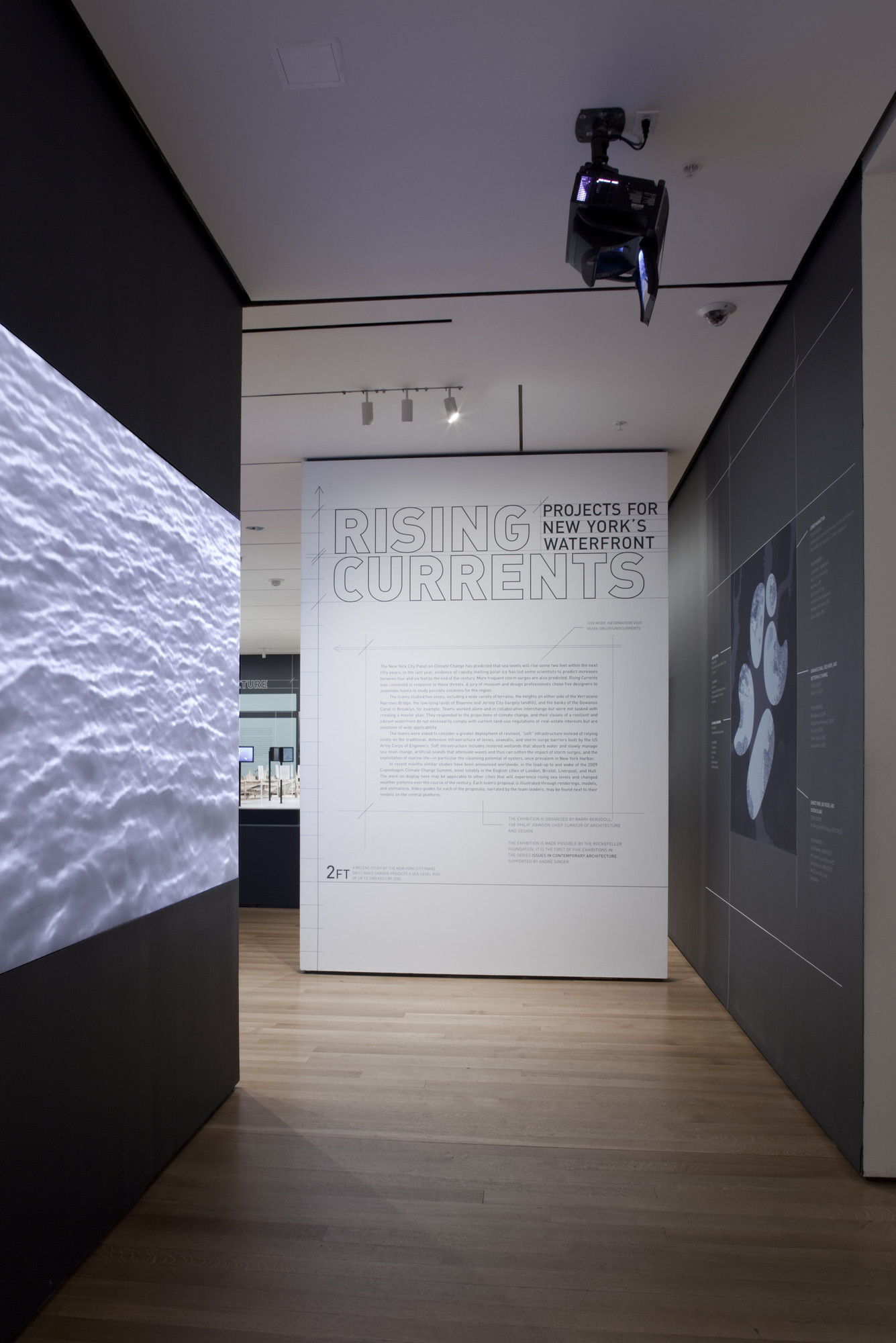 Installation view of the exhibition "Rising Currents: Projects for New ...